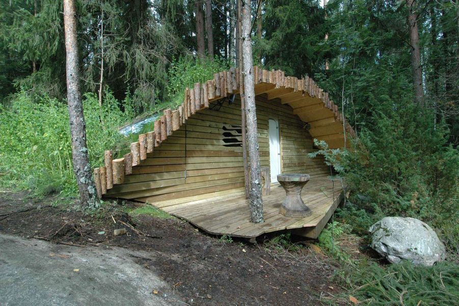 En Suède - Une maison 100 % écolo en plein milieu de la forêt