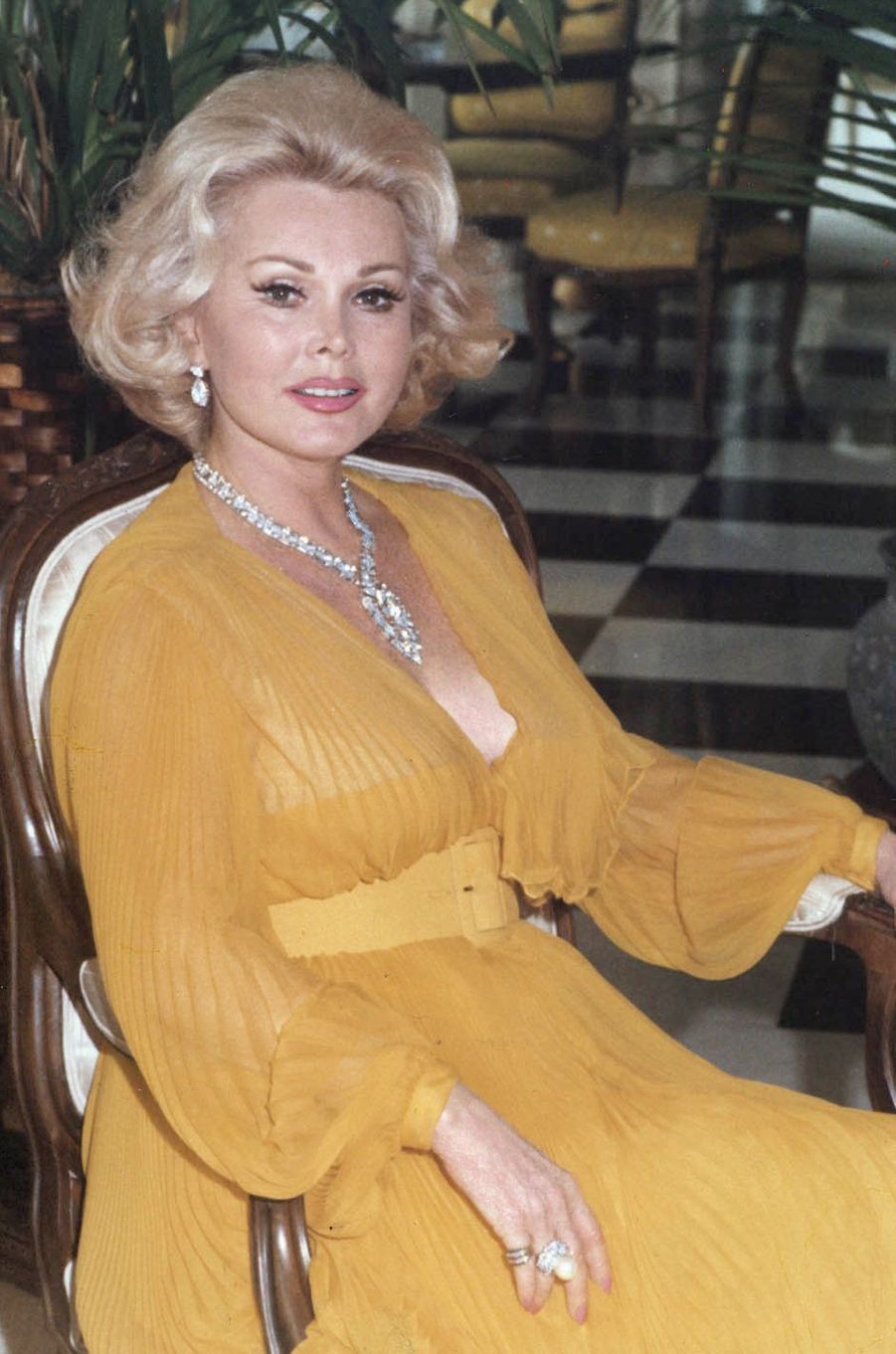 C'était Zsa Zsa Gabor, la reine du Tout-Hollywood