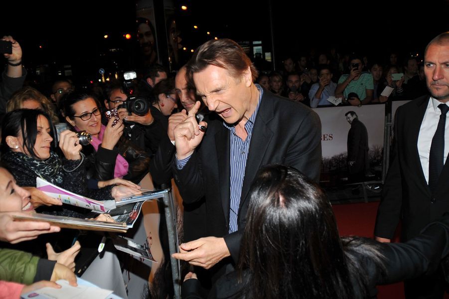 Liam Neeson, balade à Paris
