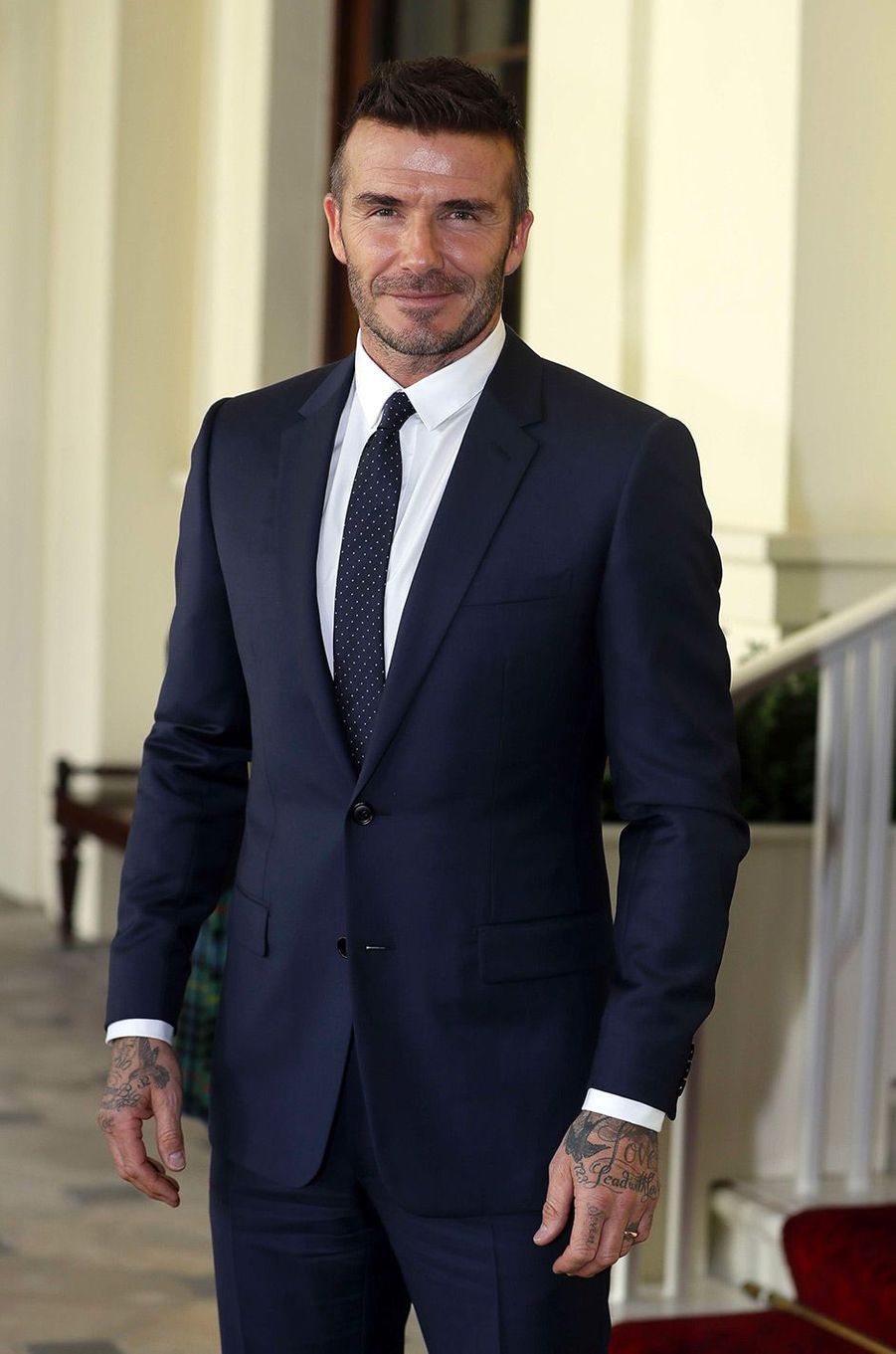 David Beckham auprès de la reine d’Angleterre pour honorer les jeunes ...