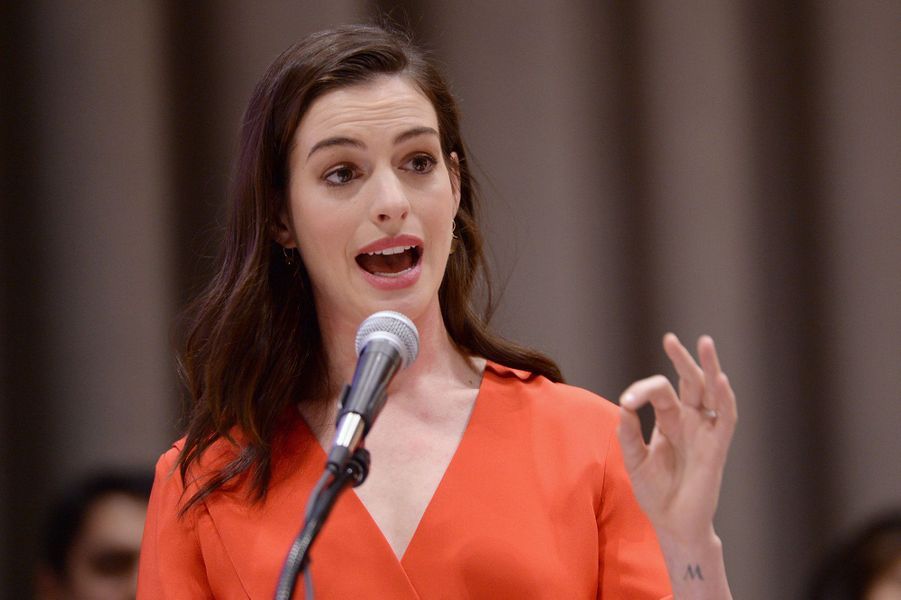 Anne Hathaway à l’ONU : "Chaque génération doit trouver son chemin"