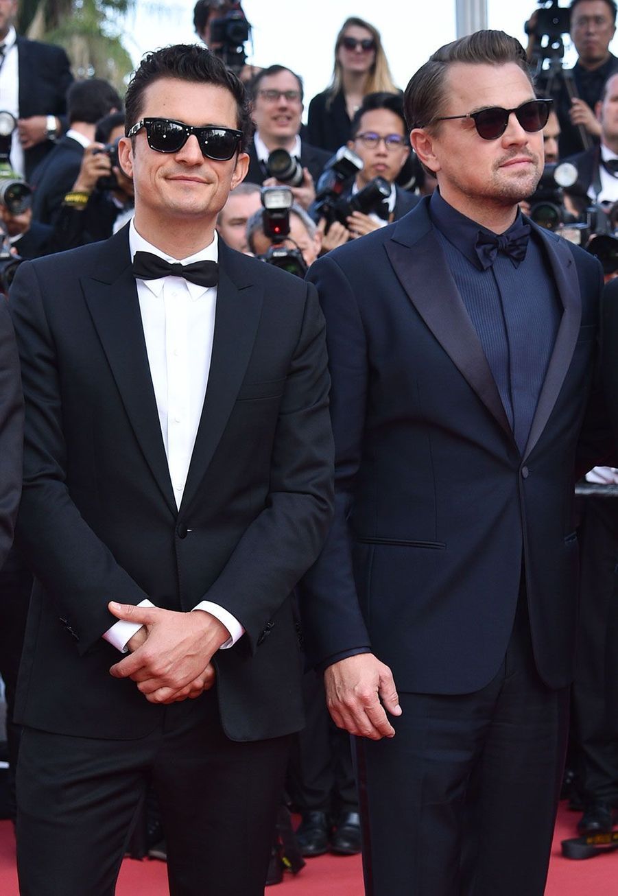 Leonardo DiCaprio et Orlando Bloom, duo élégant à Cannes