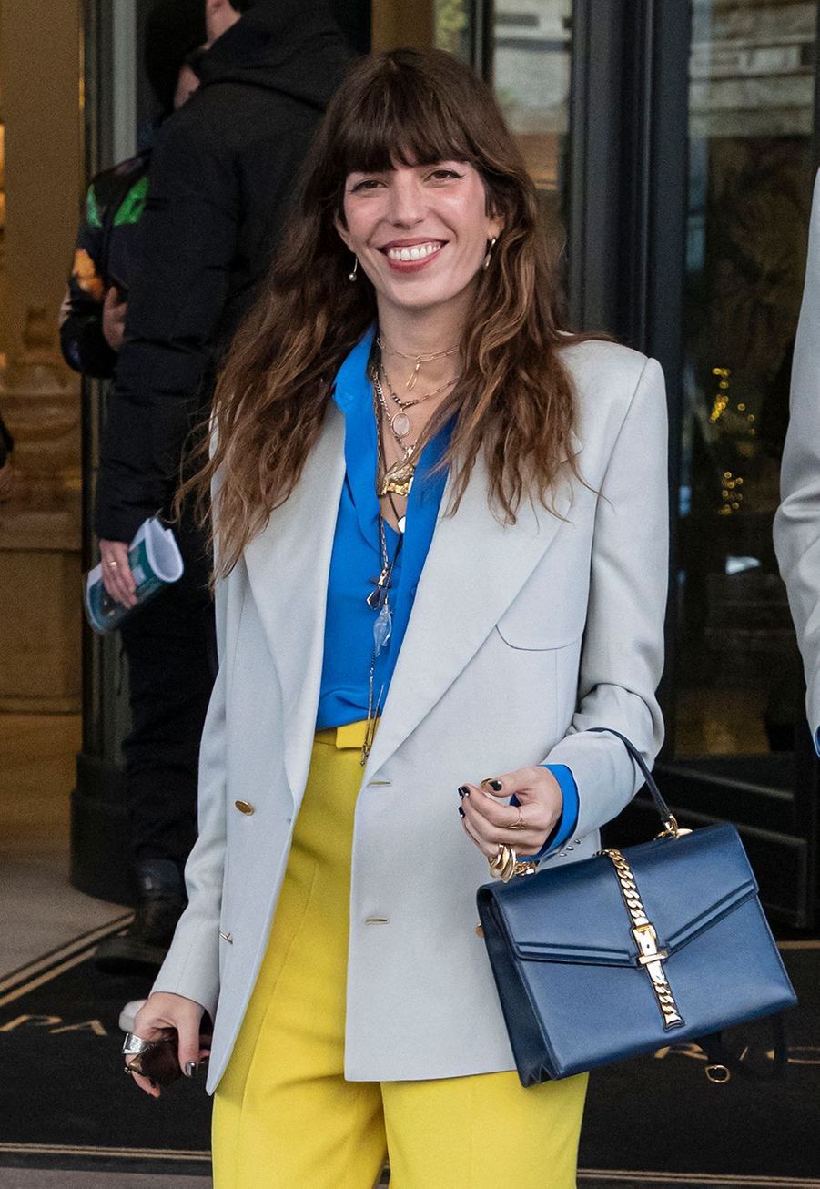 Lou Doillon et son fils Marlowe assortis pour la Fashion Week de Milan