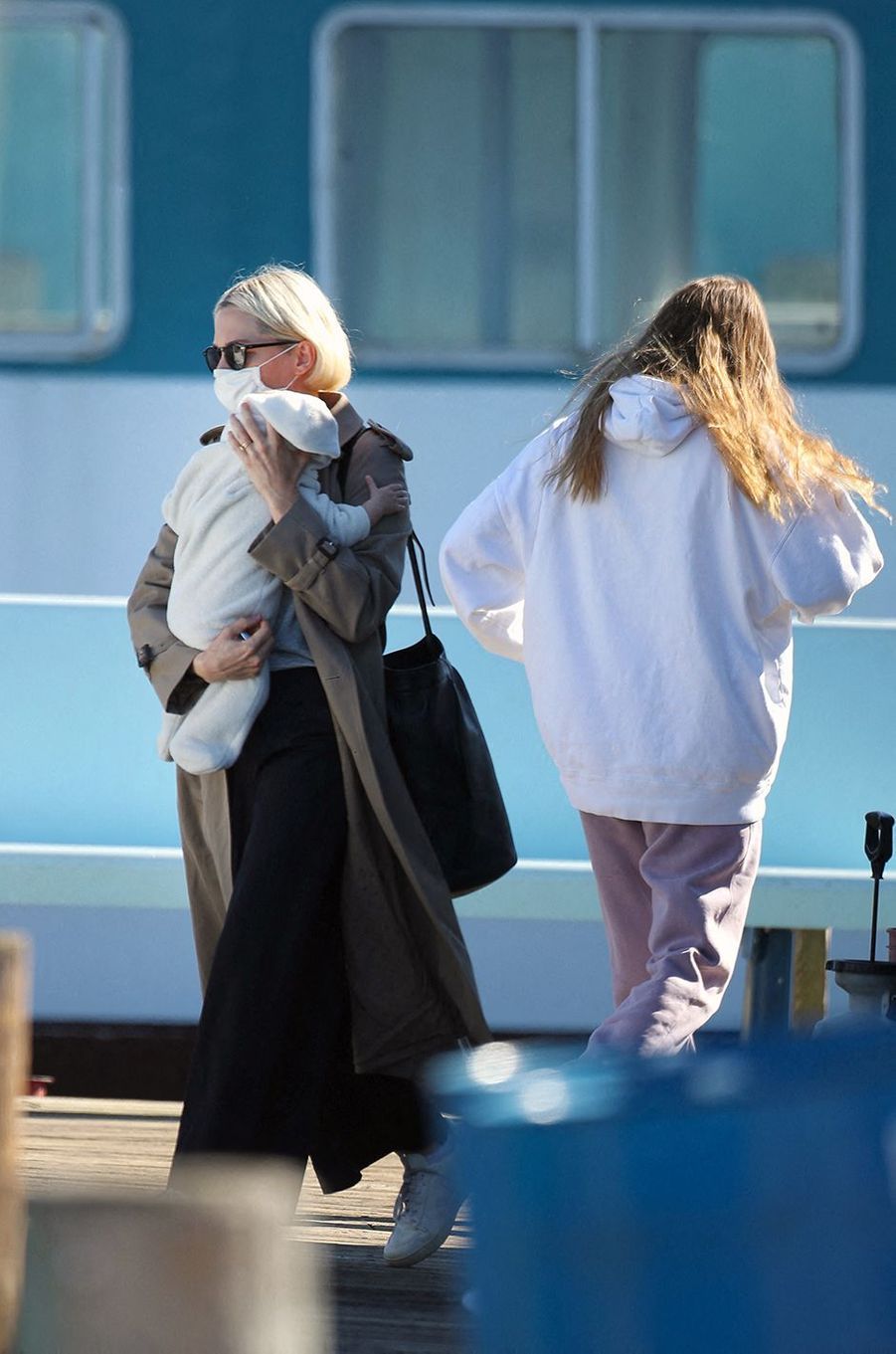 Michelle Williams, première apparition avec son bébé