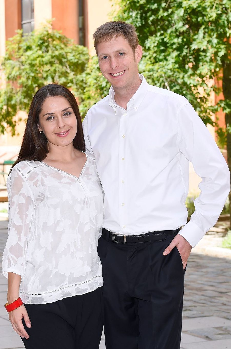 Le prince Leka II d'Albanie et Elia Zaharia à Stockholm