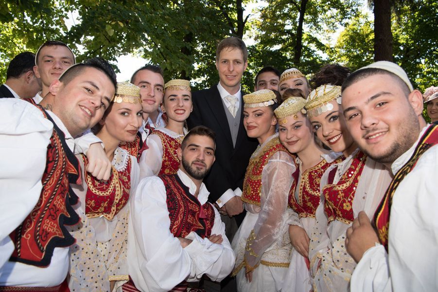 Les plus belles photos du mariage du Prince Leka II et d'Elia Zaharia