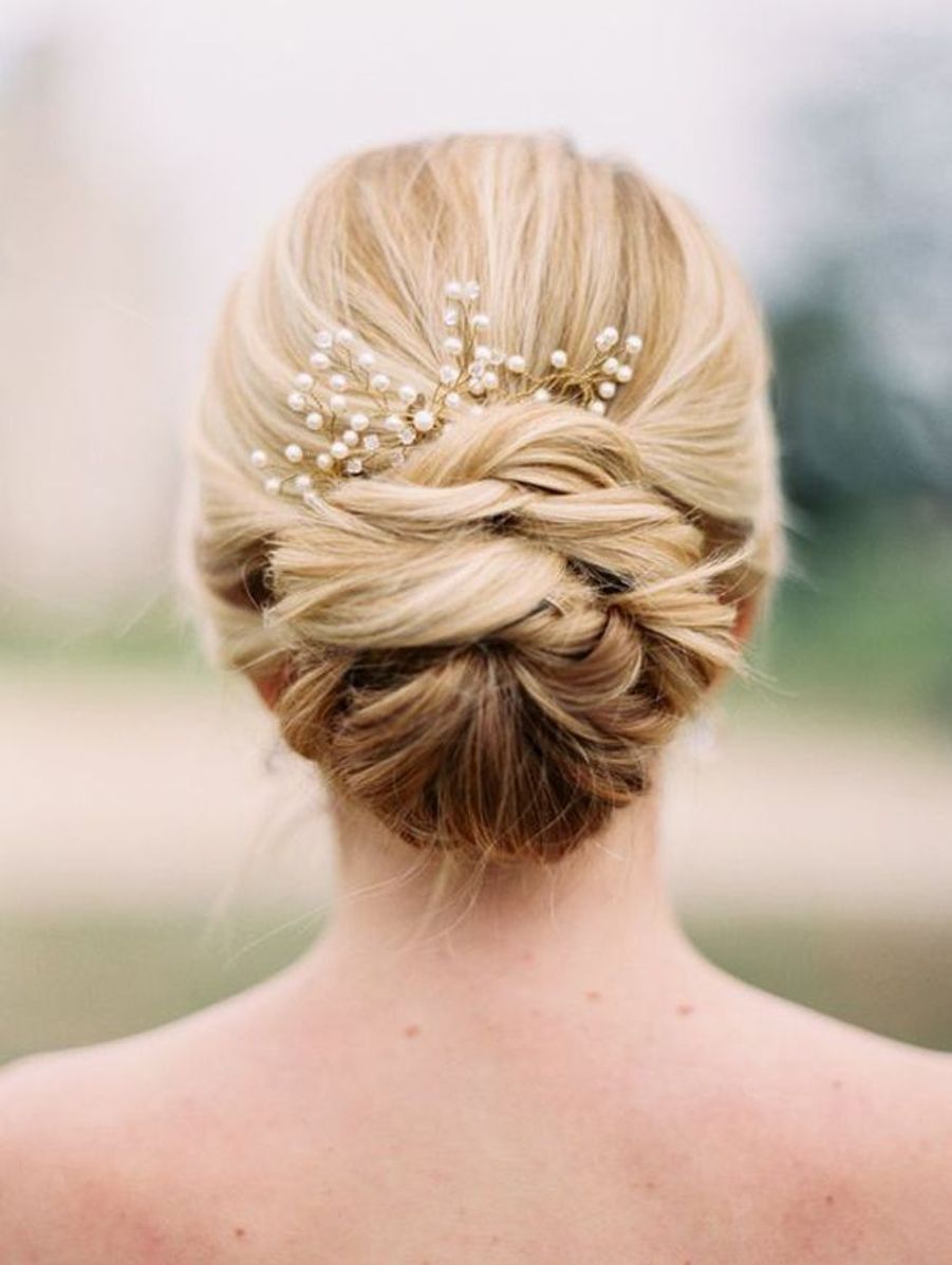 15 chignons de mariées repérées sur Pinterest