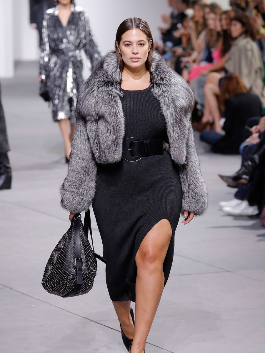 Ashley Graham, mannequin grande taille star de la Fashion Week