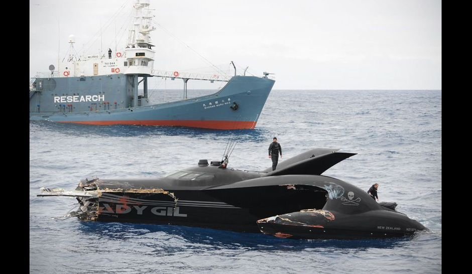 Ady Gil : «Les navires japonais ont vite pris la fuite»