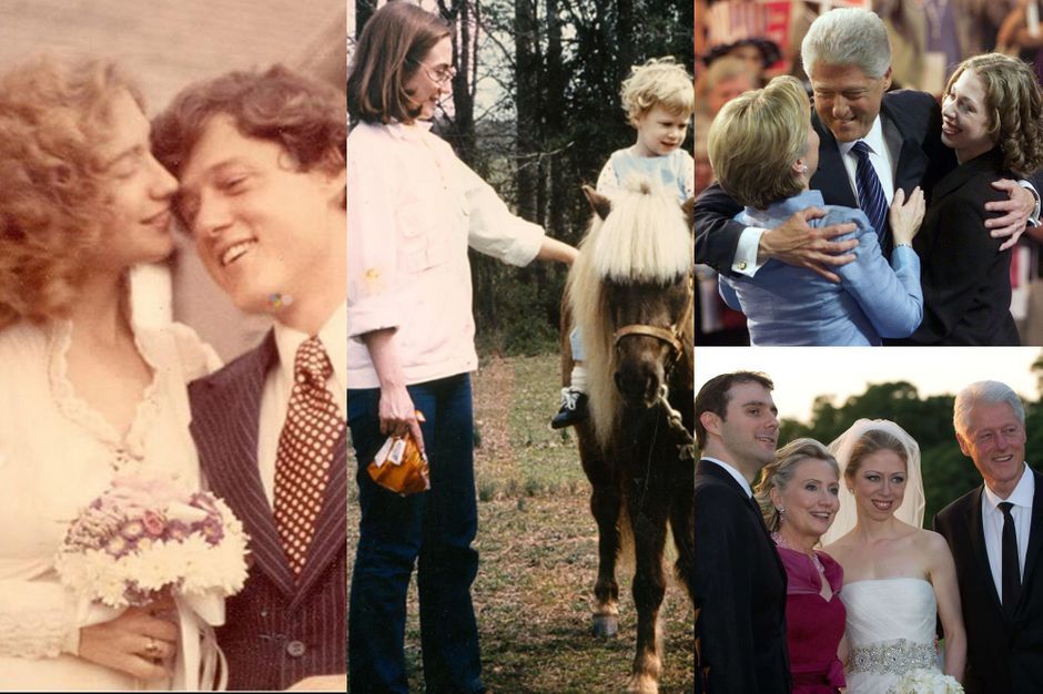 Hillary Clinton, une famille en images