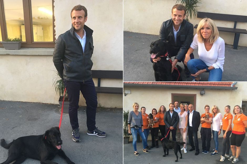 Emmanuel et Brigitte Macron, leur rencontre avec Nemo à la SPA