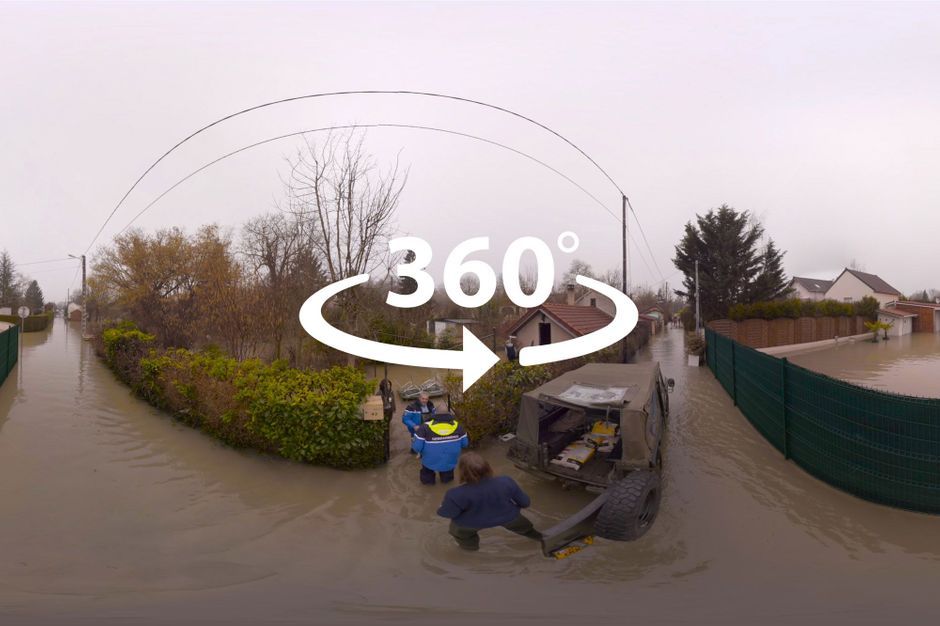 Crue de la Marne : les naufragés d’Esbly, notre vidéo à 360