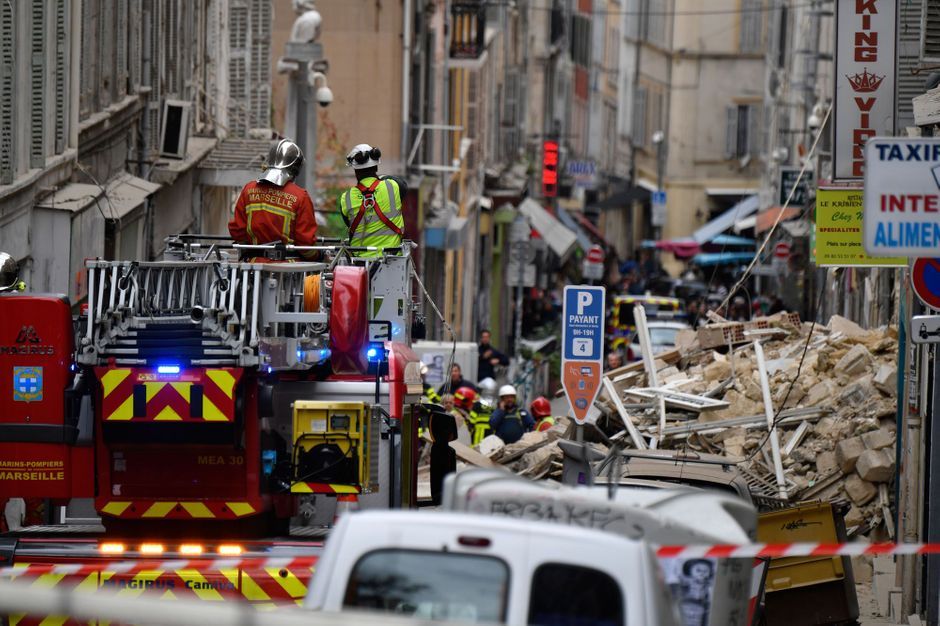 Effondrement d'immeubles à Marseille : 7 habitants Effondrement d'immeubles à Marseille : 7 habitants