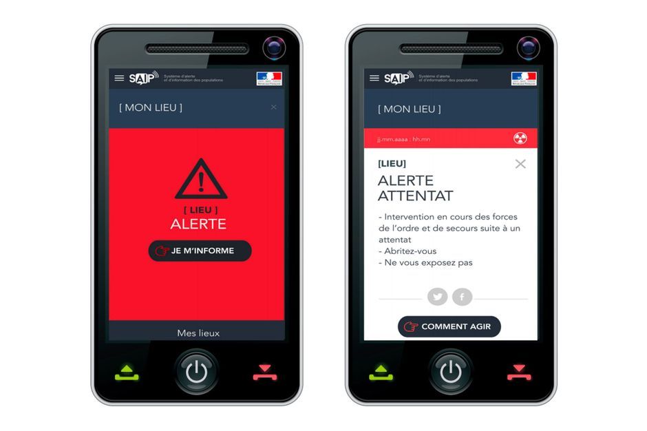 Le gouvernement français lance son application "alerte attentat"