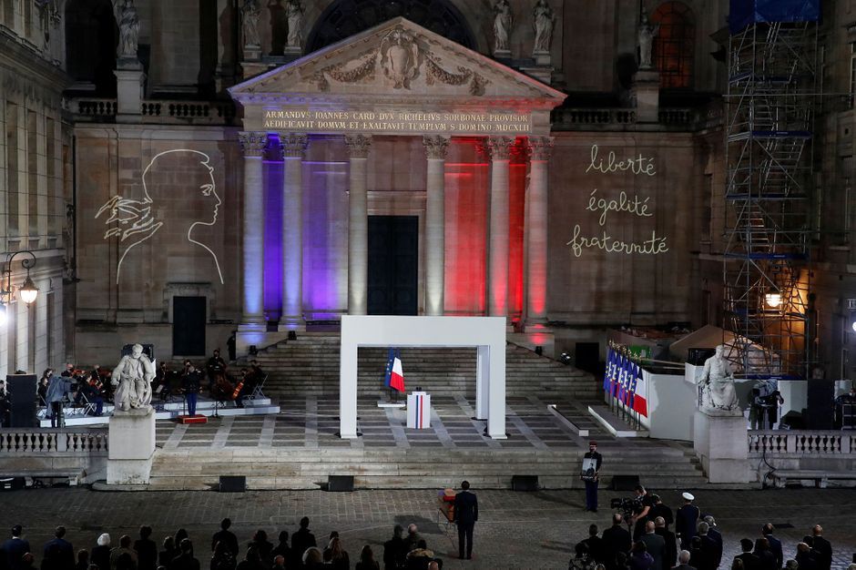 L'hommage national à Samuel Paty en images