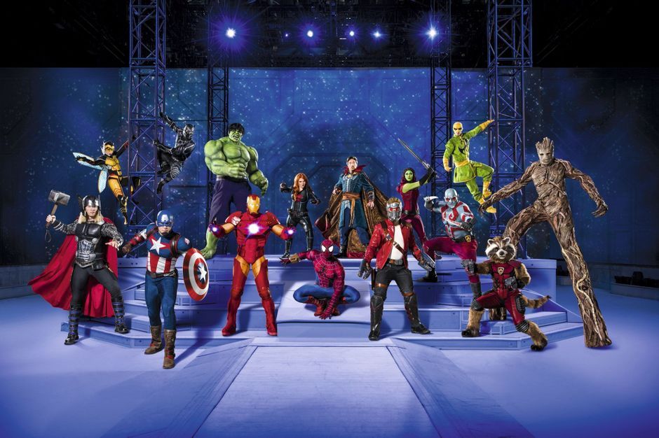 Les super-héros partent en live