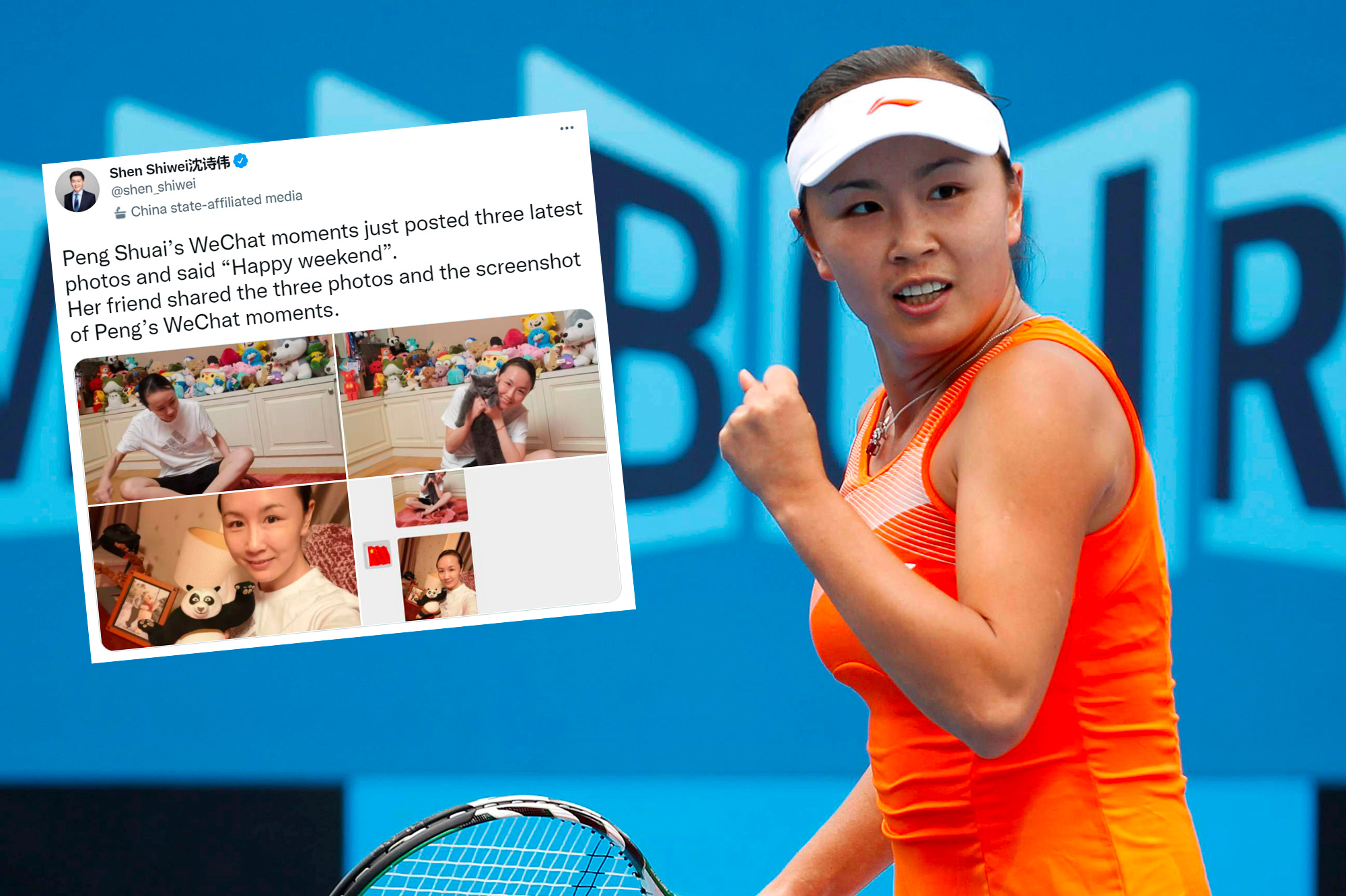 De mystérieuses photos de Peng Shuai apparaissent sur les réseaux sociaux