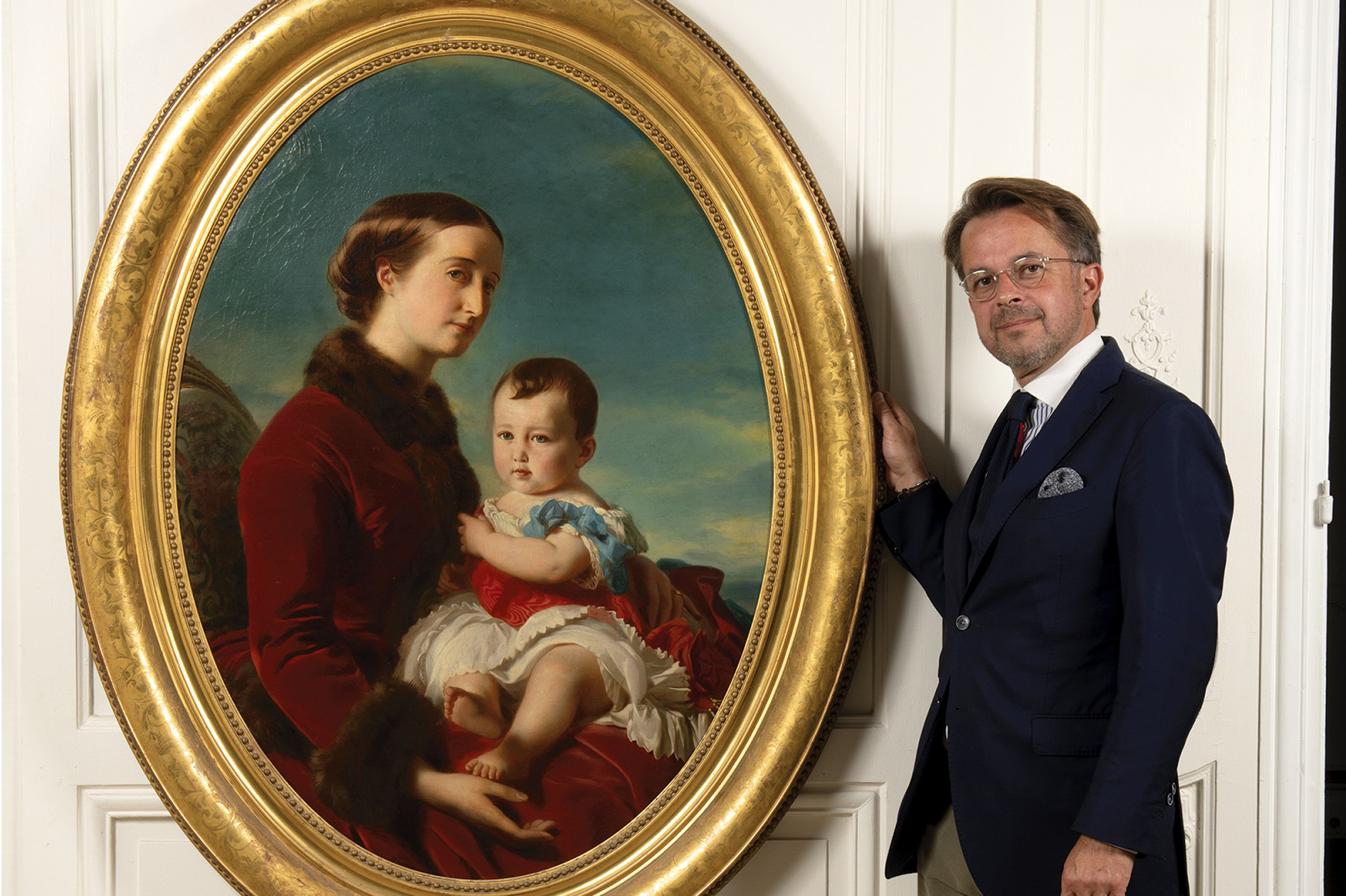 Un portrait de l’impératrice Eugenie avec son fils le Prince impérial ... Un portrait de l’impératrice Eugenie avec son fils le Prince impérial ...