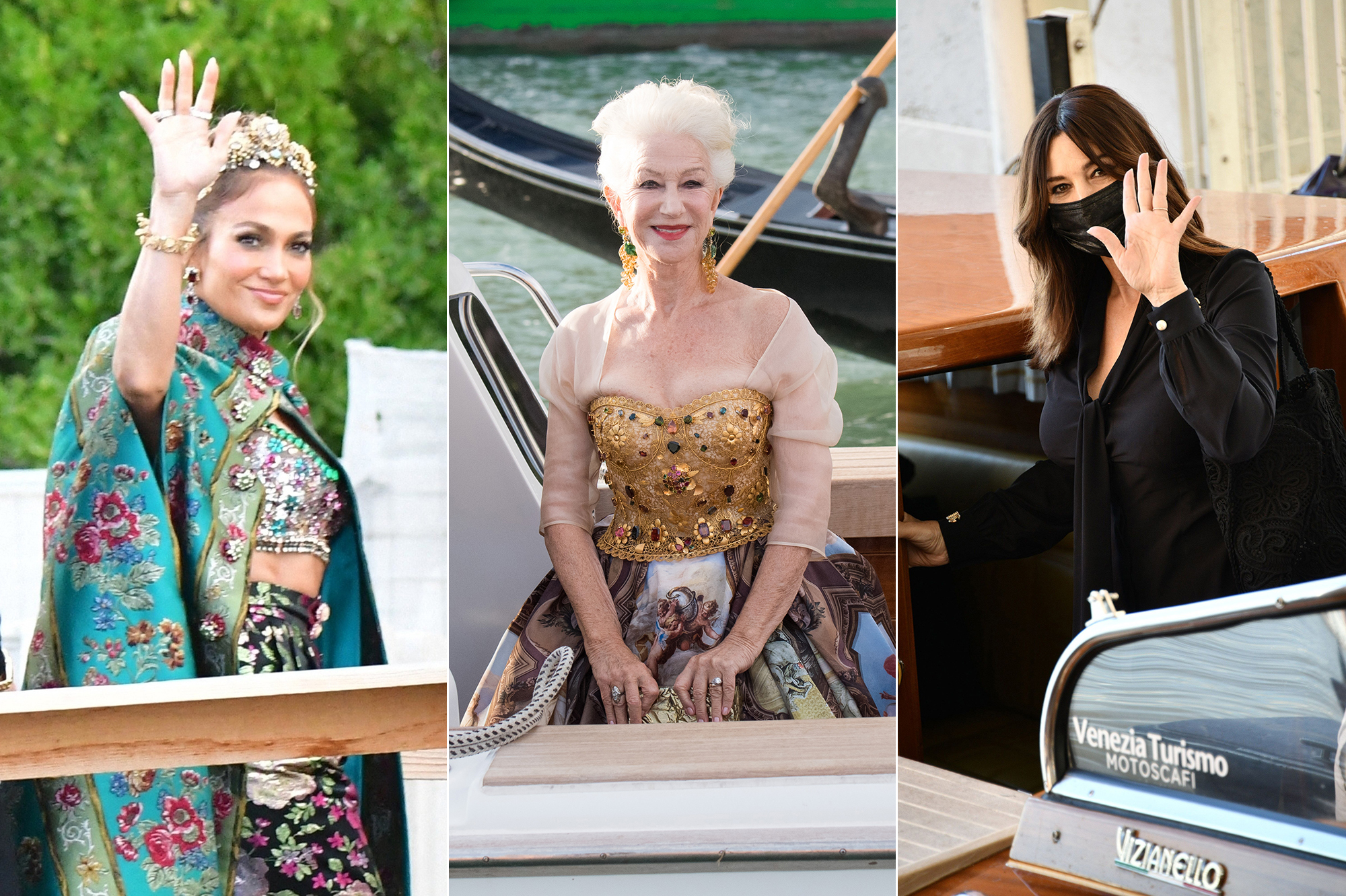 Jennifer Lopez, Helen Mirren et Monica Bellucci à Venise pour Dolce ...