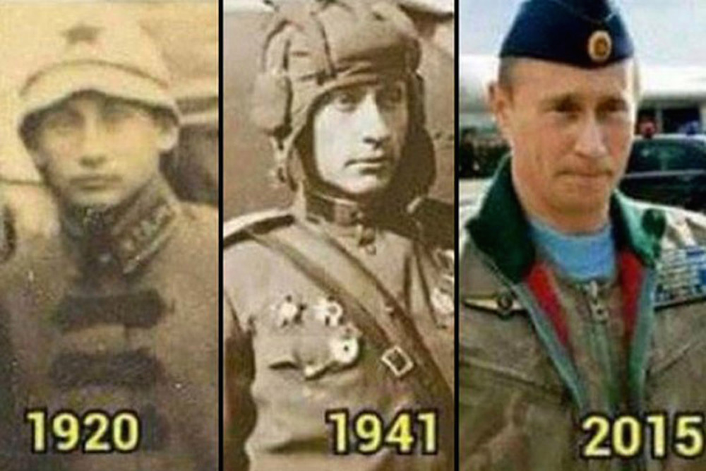 Les voyages dans le temps de Vladimir Poutine - De 1920 à 2015