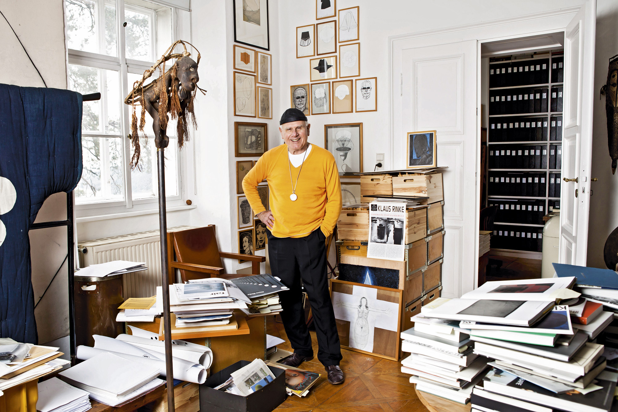 Dans l'antre de Klaus Rinke