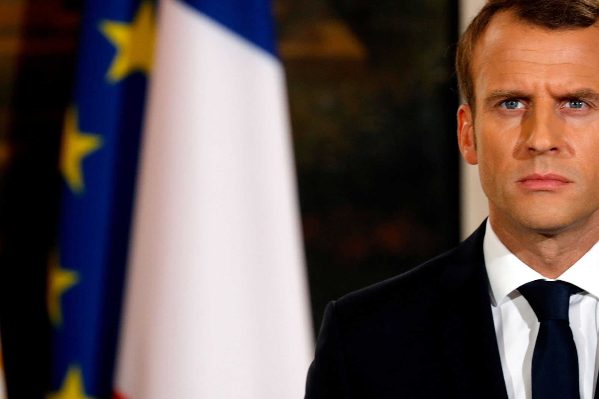 Macron à la Une du magazine "Time"