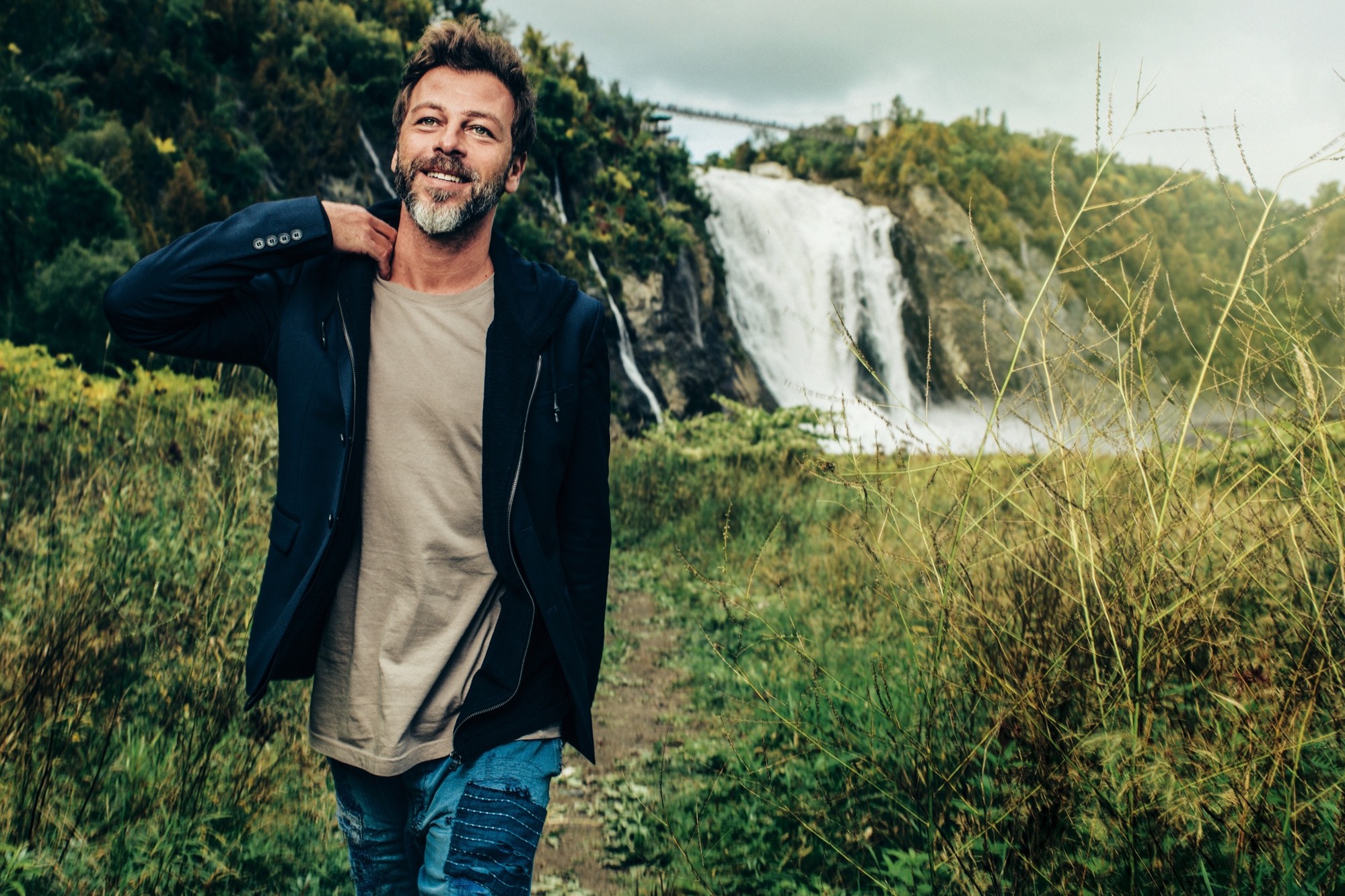 Avec Christophe Maé en tournée au Québec : une classe folk
