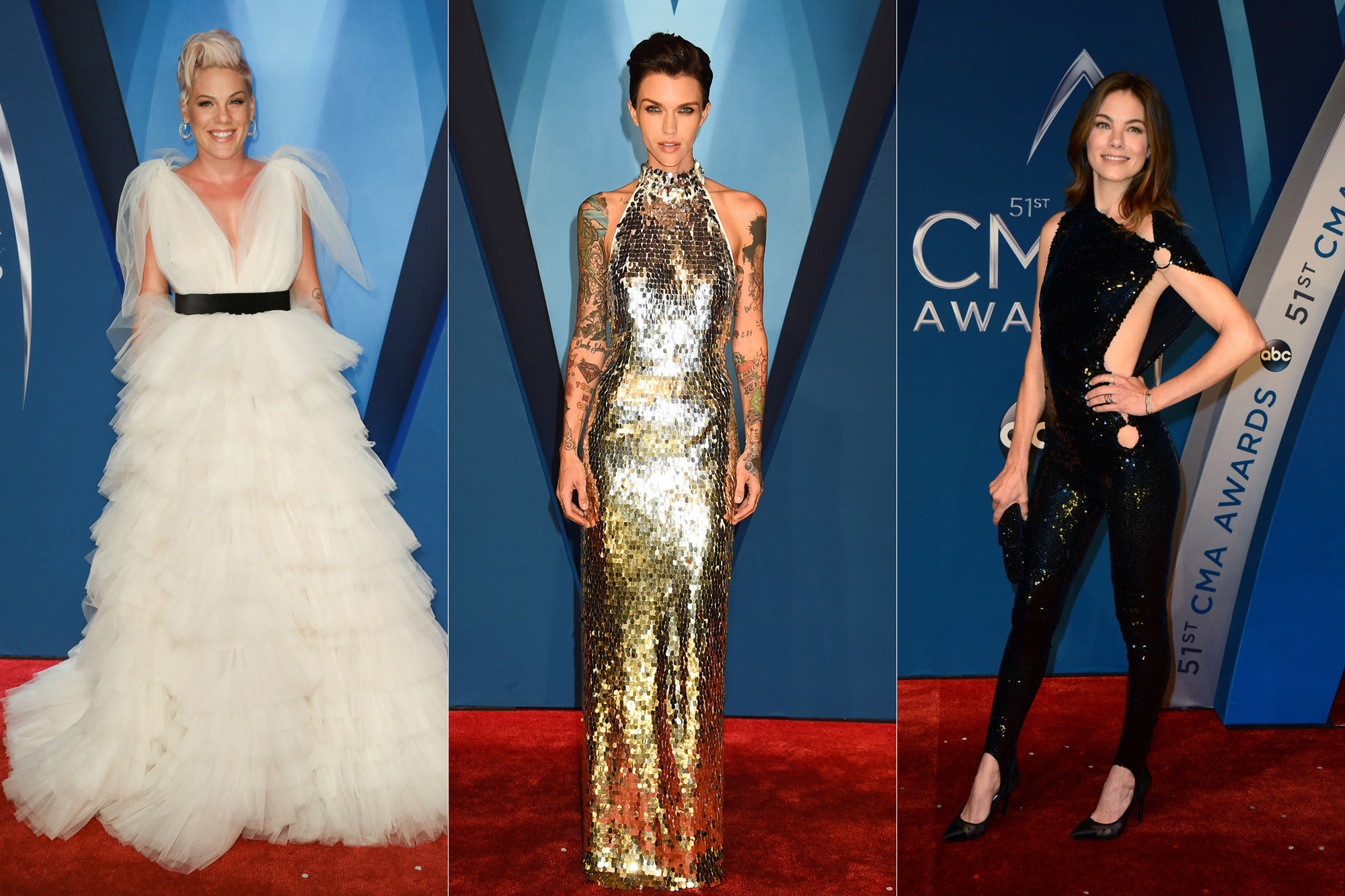 Pink, Ruby Rose, Michelle Monaghan… Les stars au CMA Awards