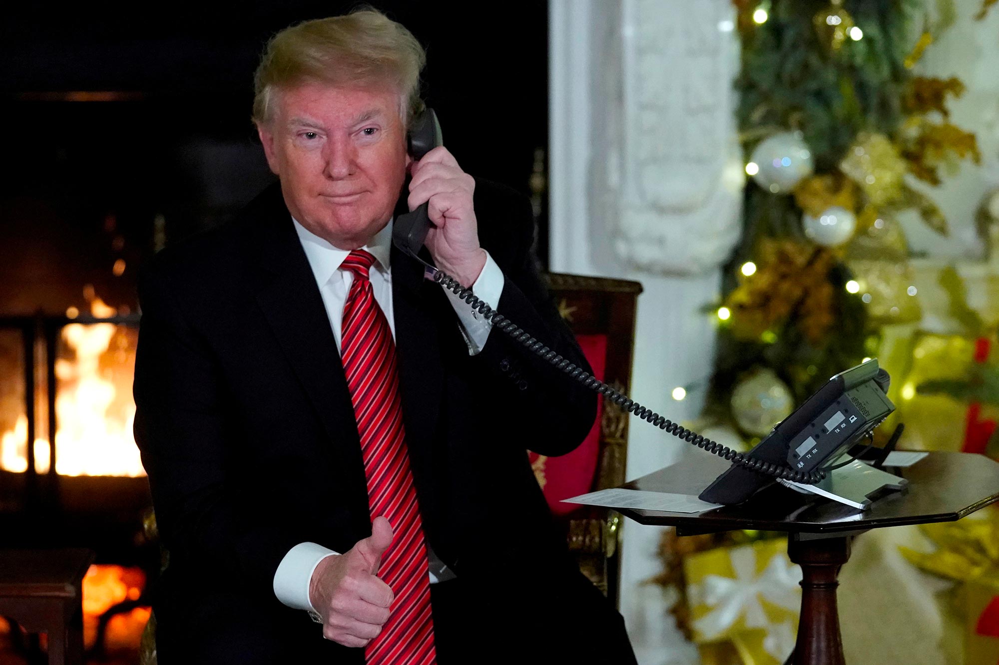Malgré Donald Trump, la petite Collman croit toujours au Père Noël