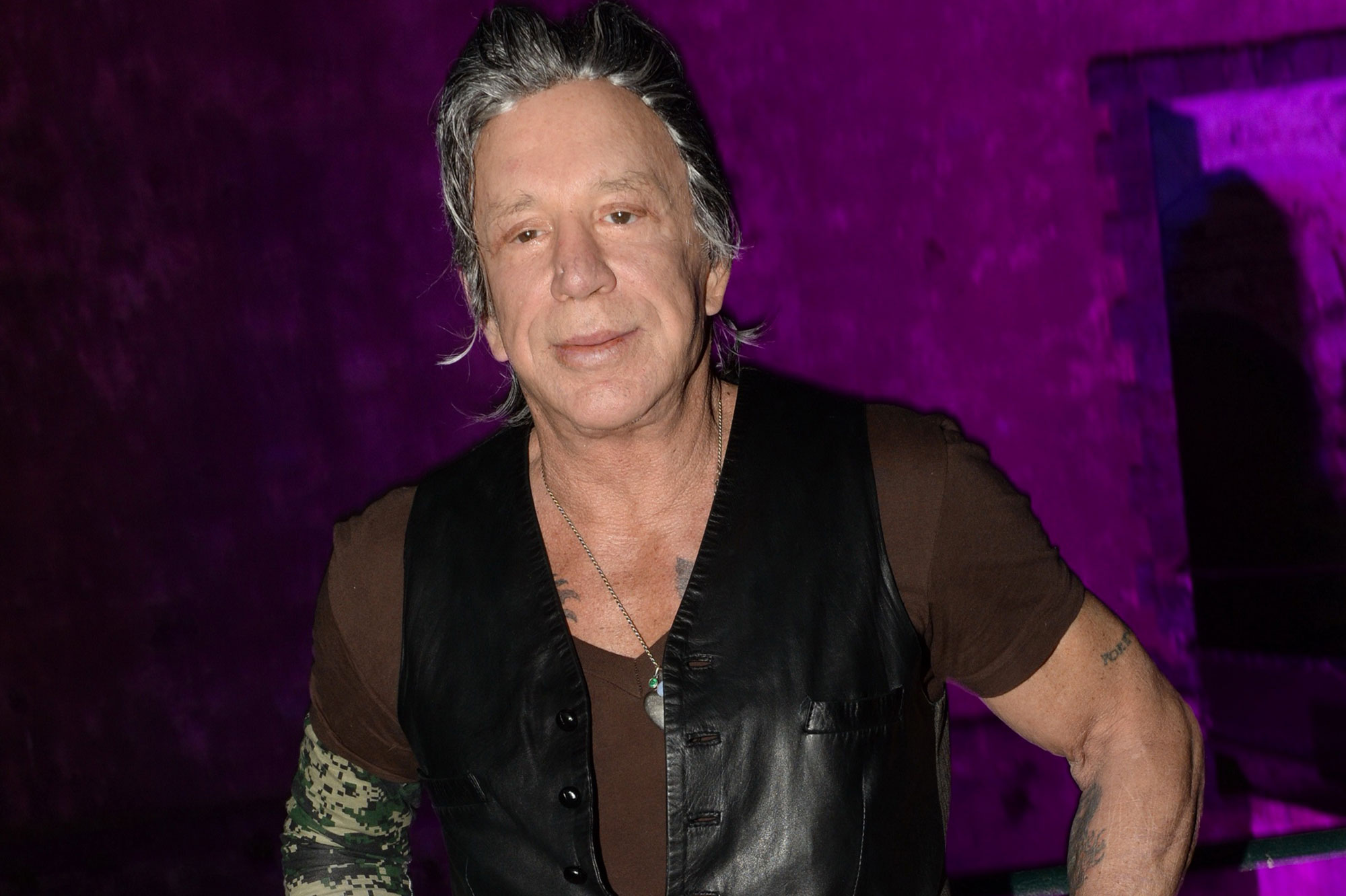 La déclaration d'amour de Mickey Rourke à Johnny Hallyday