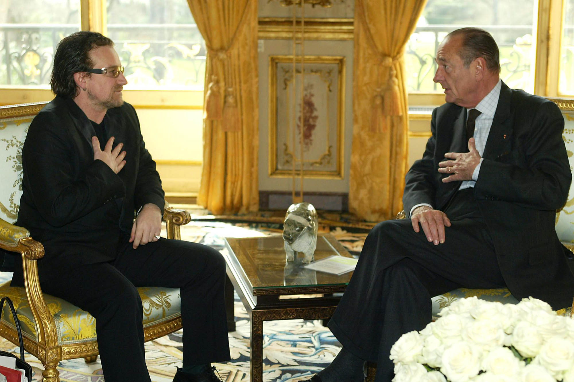Bono, l’ami des présidents français