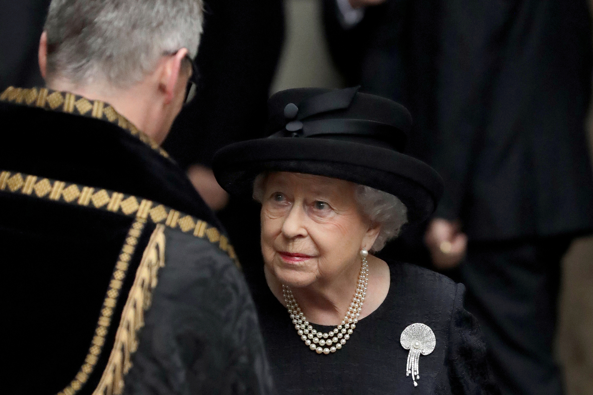 Elizabeth II et sa famille, leur dernier adieu à Patricia Mountbatten