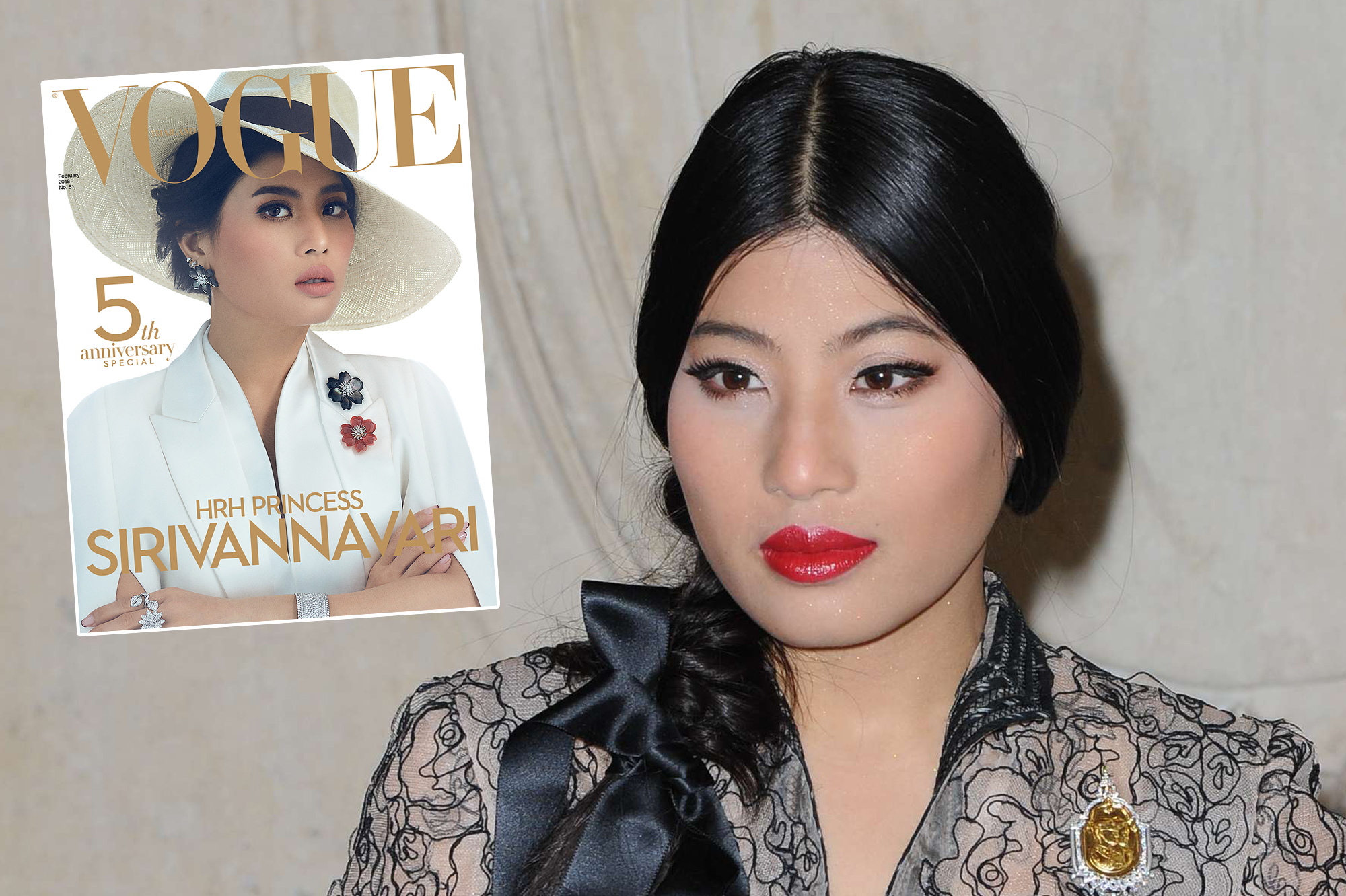 La Princesse Sirivannavari Nariratana Superbe En Une De Vogue Thaïlande