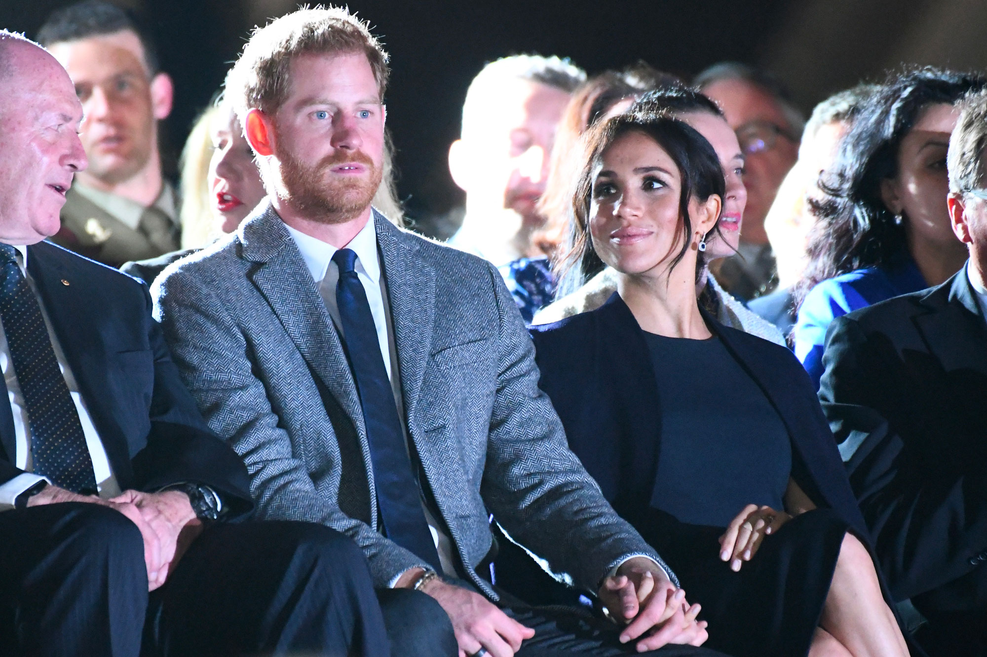 Harry et Meghan, main dans la main à l'opéra de Sydney
