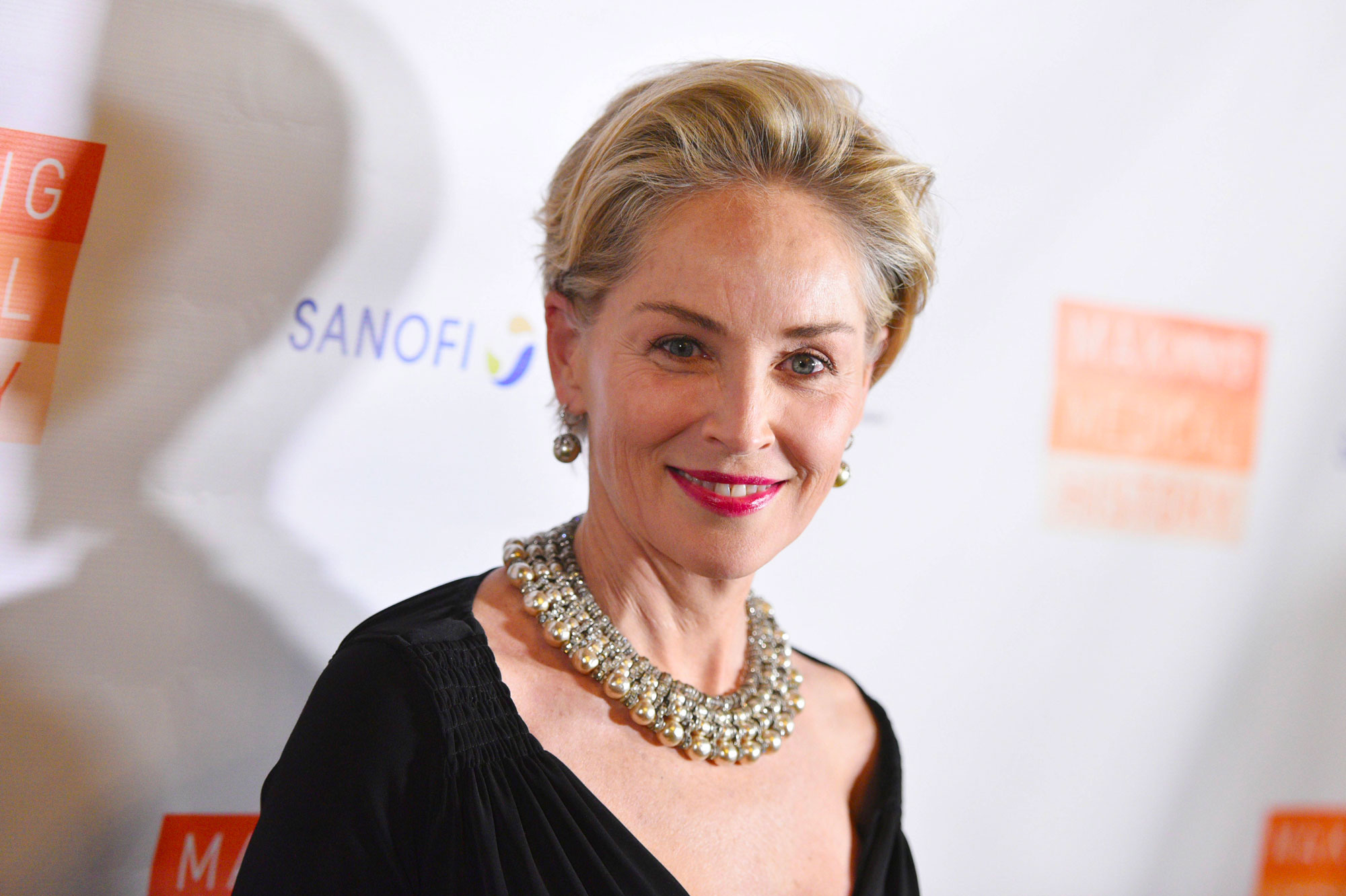 Sharon Stone, élégante et engagée à New York
