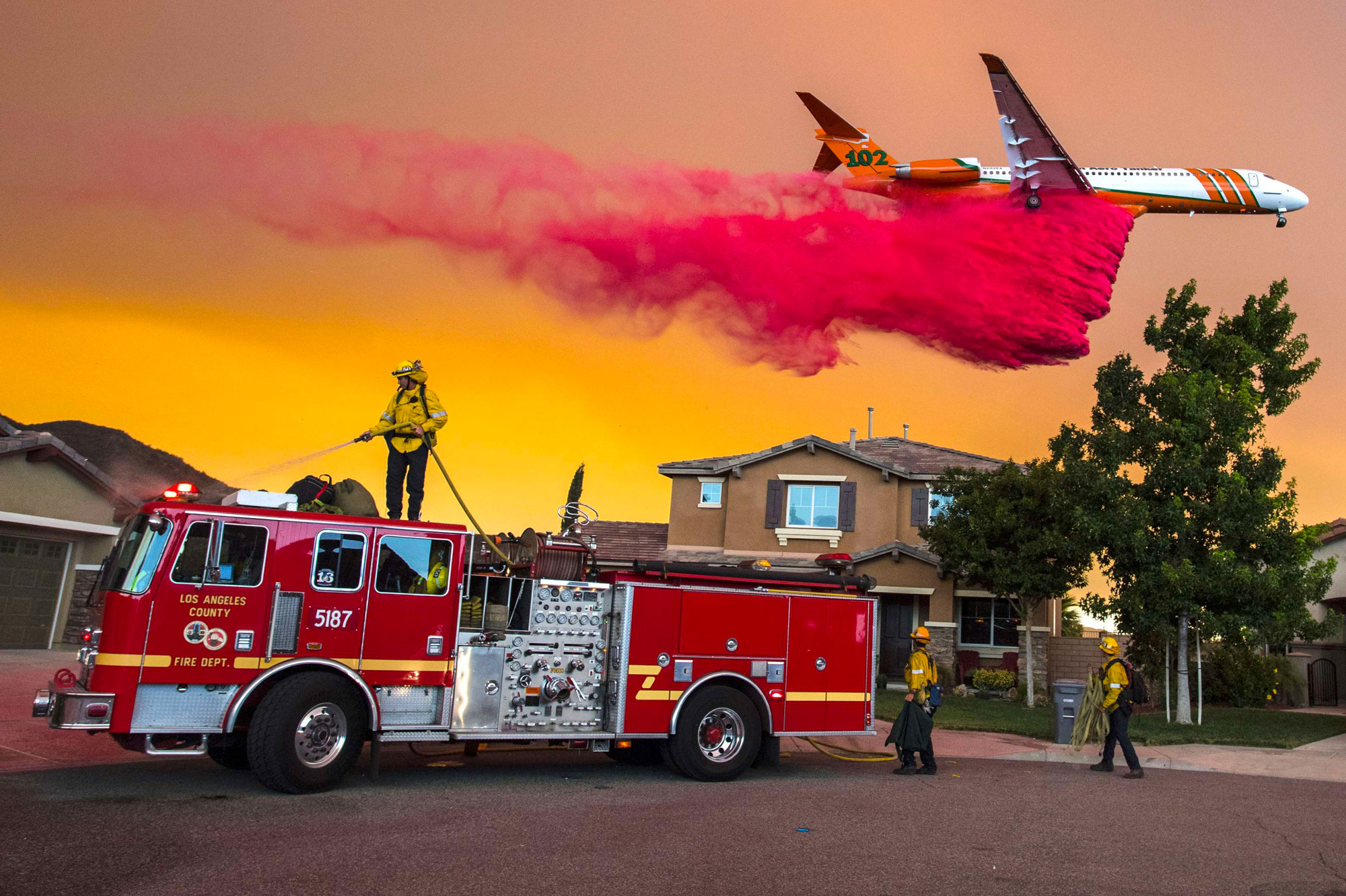 La Californie s'embrase