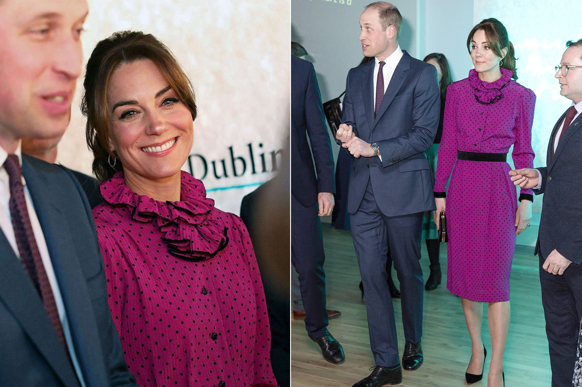 Kate Middleton, duchesse du glamour pour une réception à Dublin