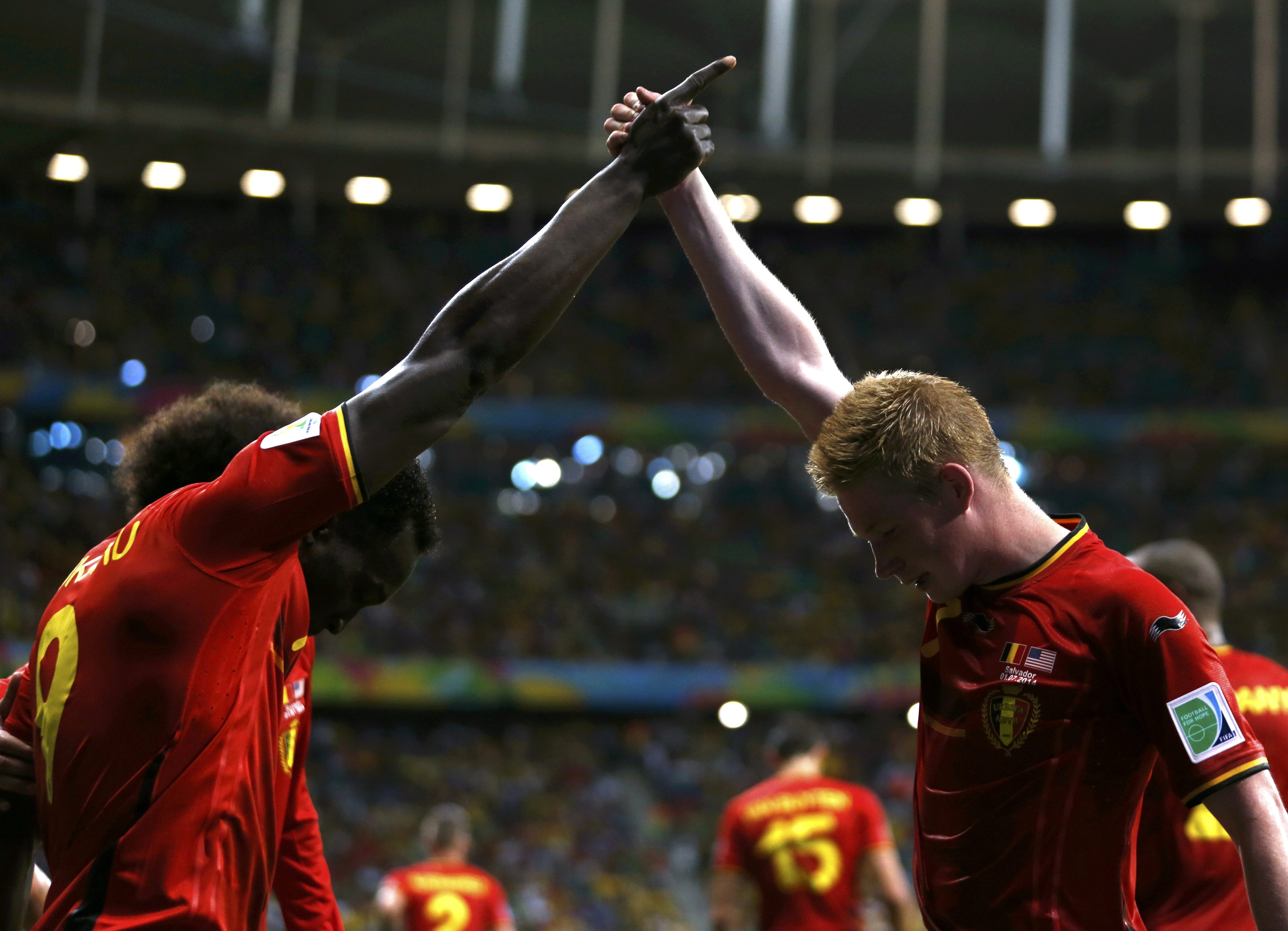 Les Diables Rouges en quarts