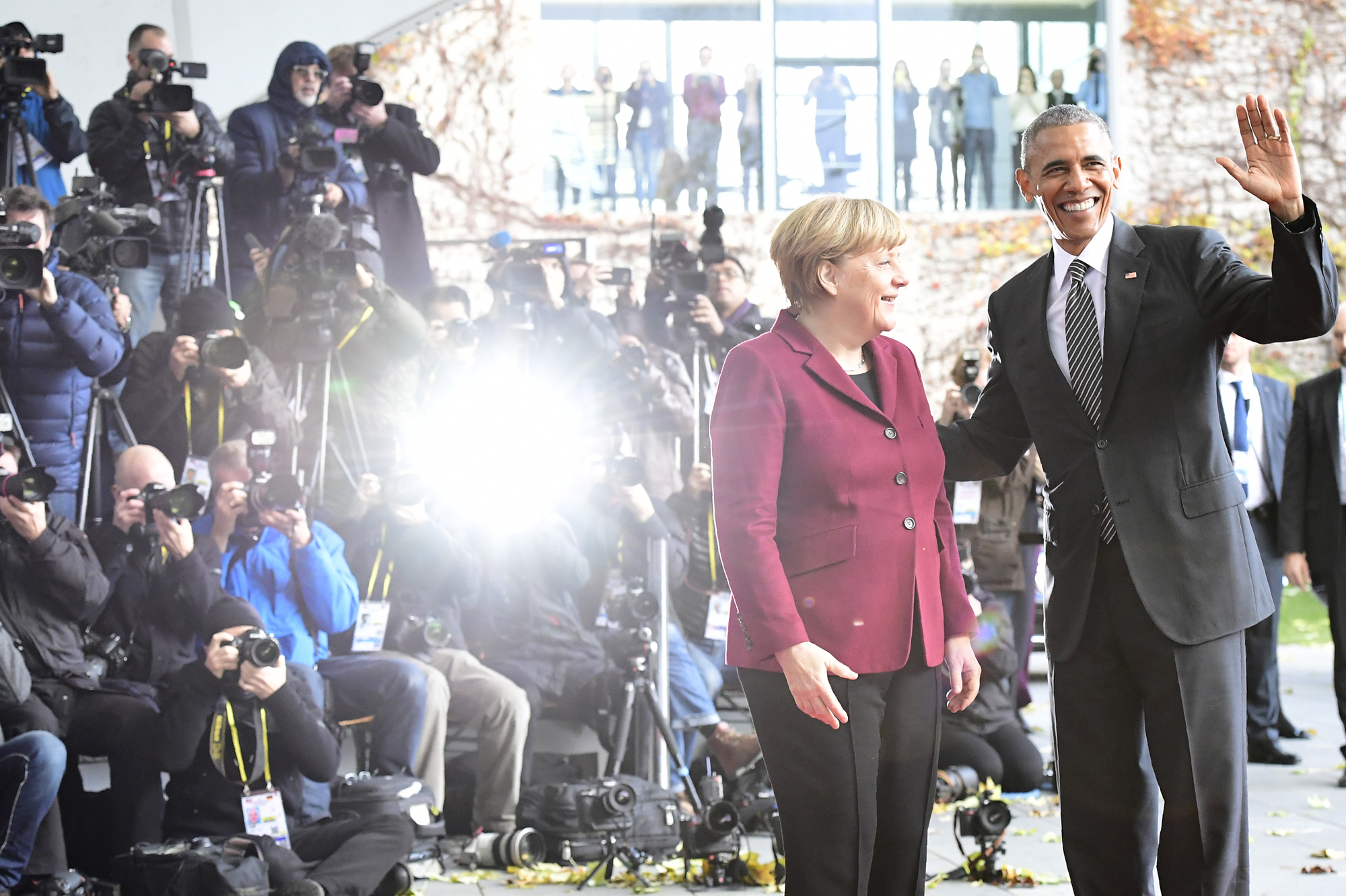 Barack Obama et Angela Merkel, une amitié en images