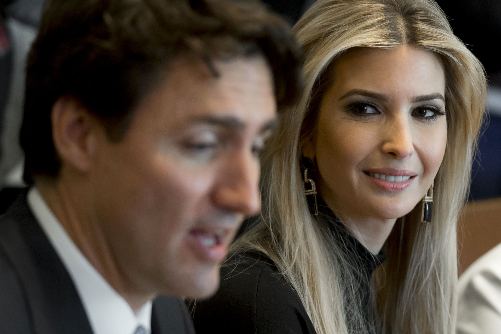 Ivanka Trump, atout jeunesse face à Justin Trudeau