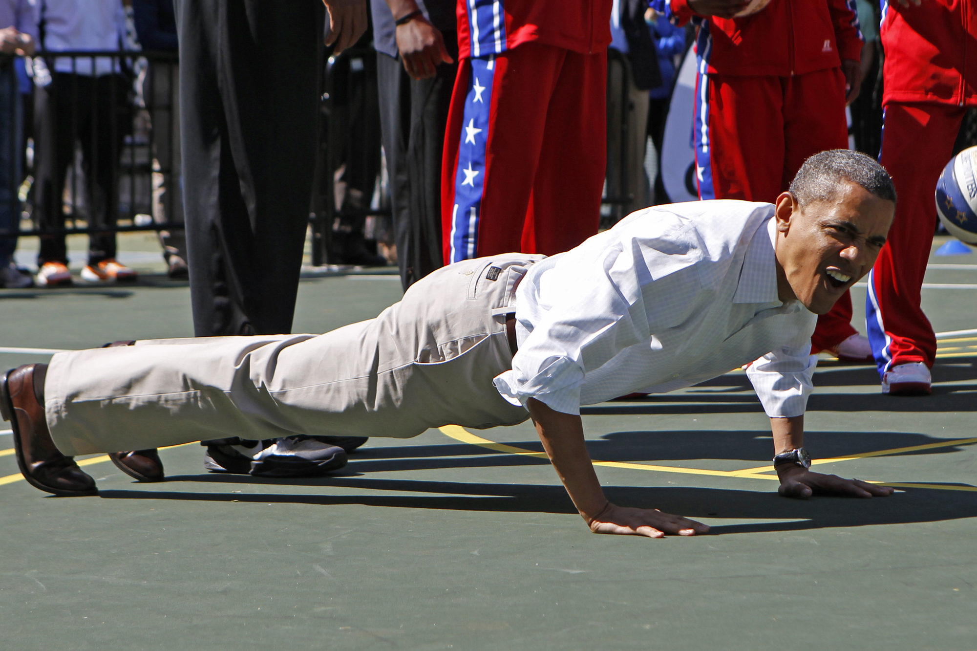 Barack Obama, un président sportif