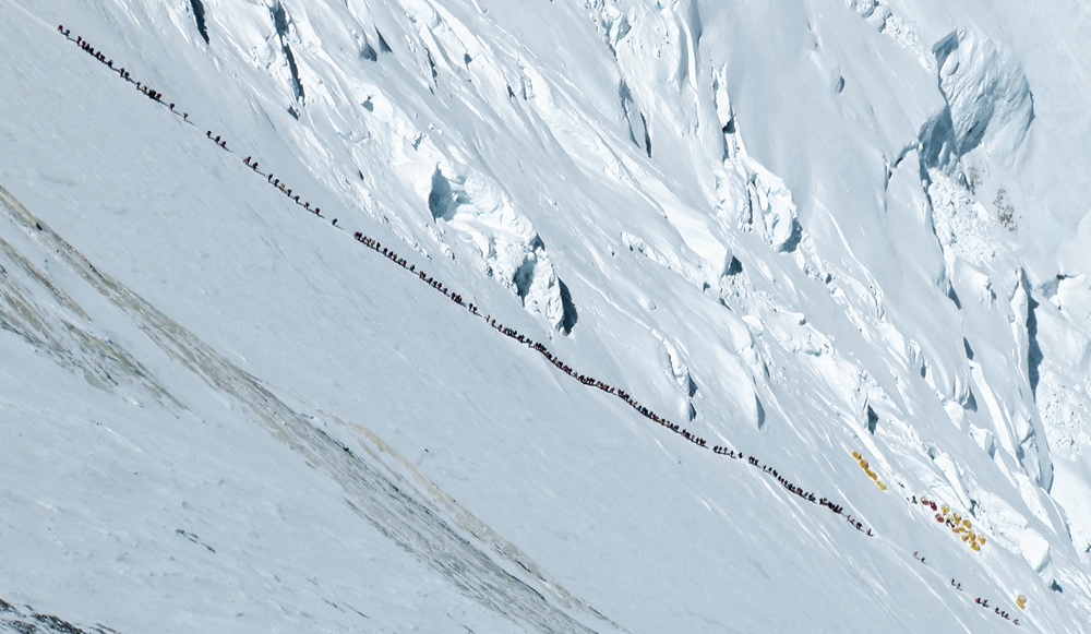 Everest. Embouteillage mortel