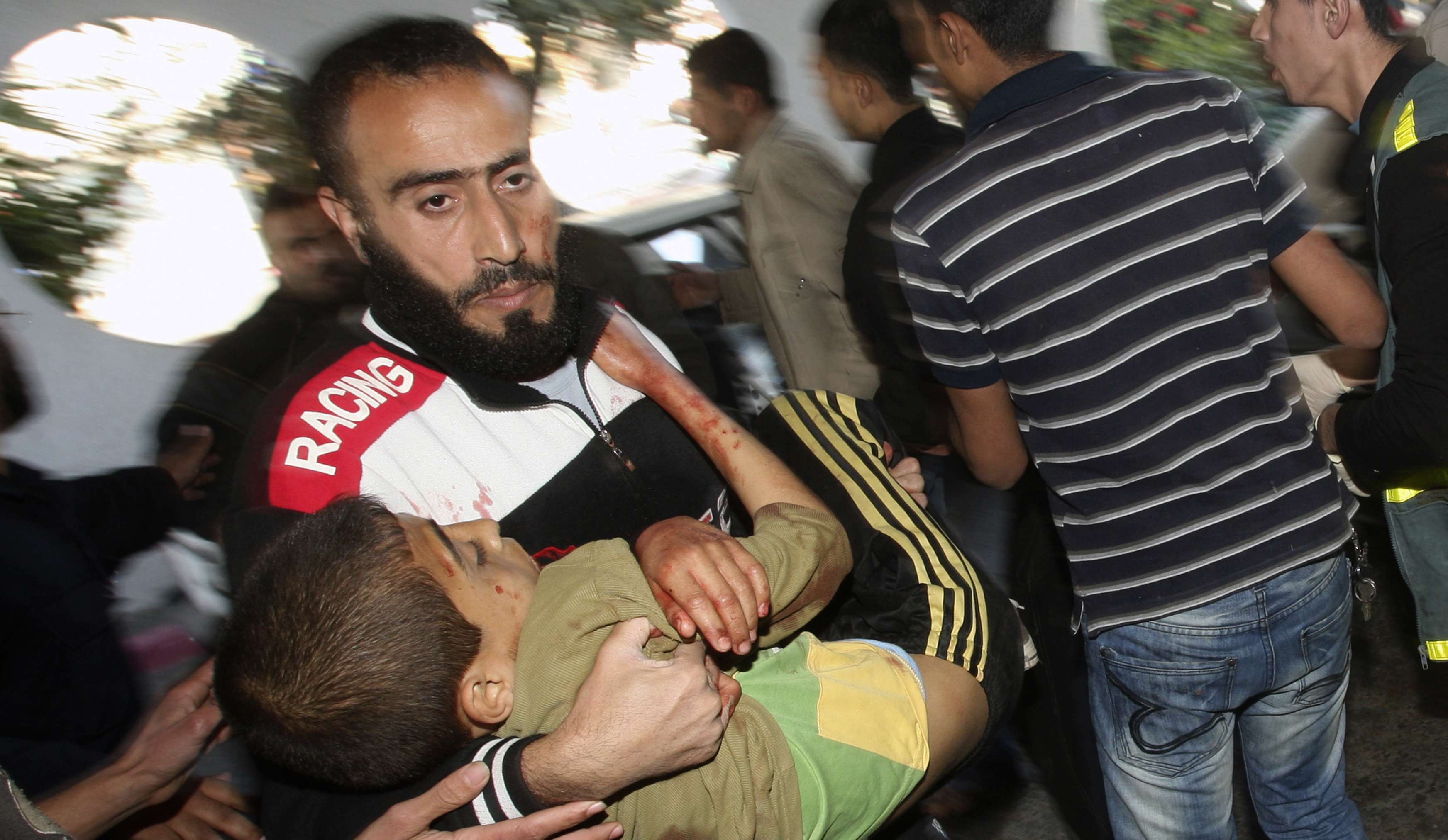 Carnage à Gaza après des bombardements israéliens