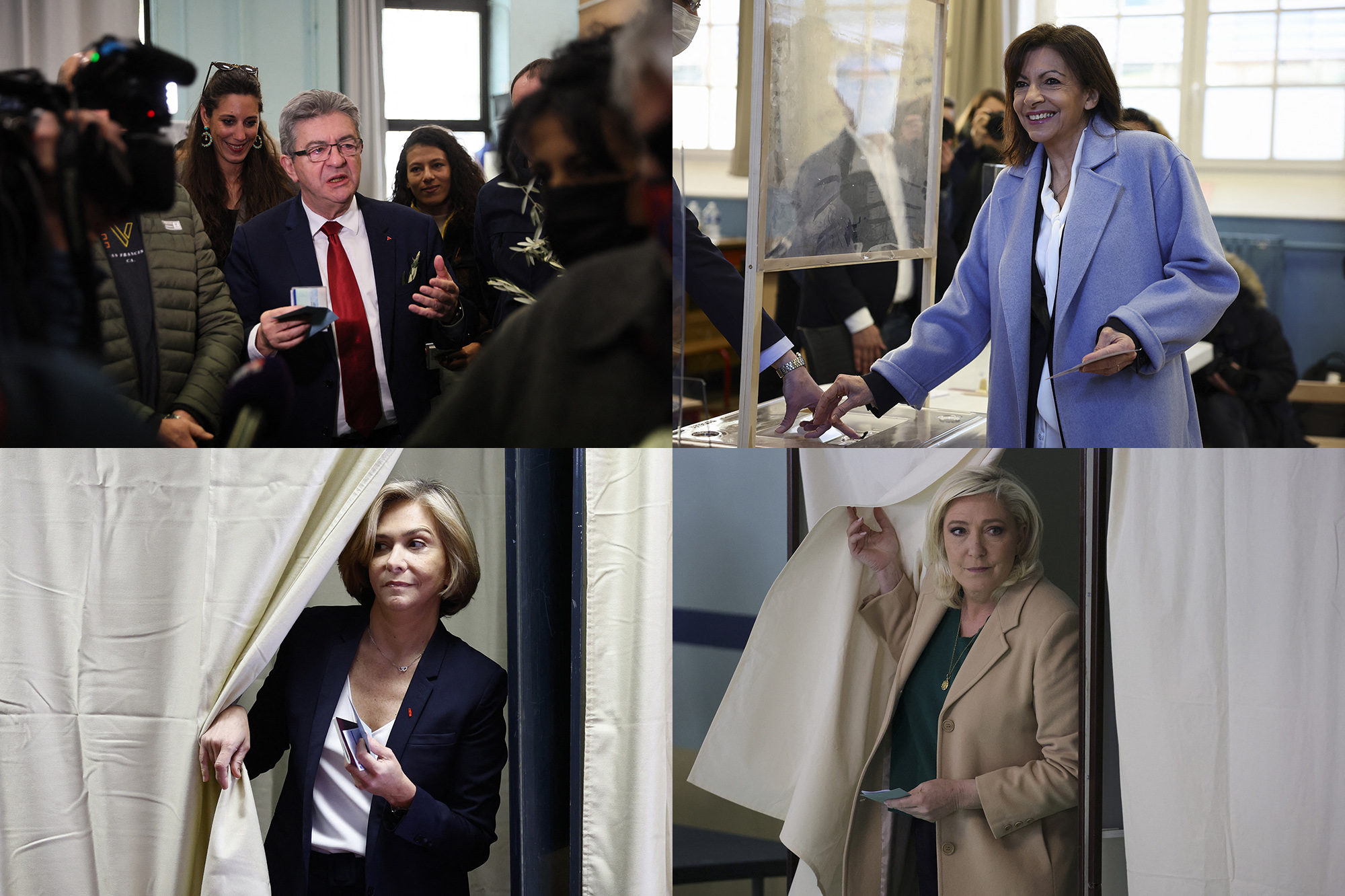 Présidentielle 2022 : retour en images sur le premier tour de l ...