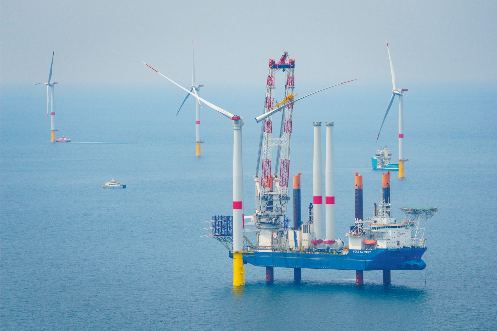 Exclusif - Au coeur du parc éolien marin de Saint-Nazaire