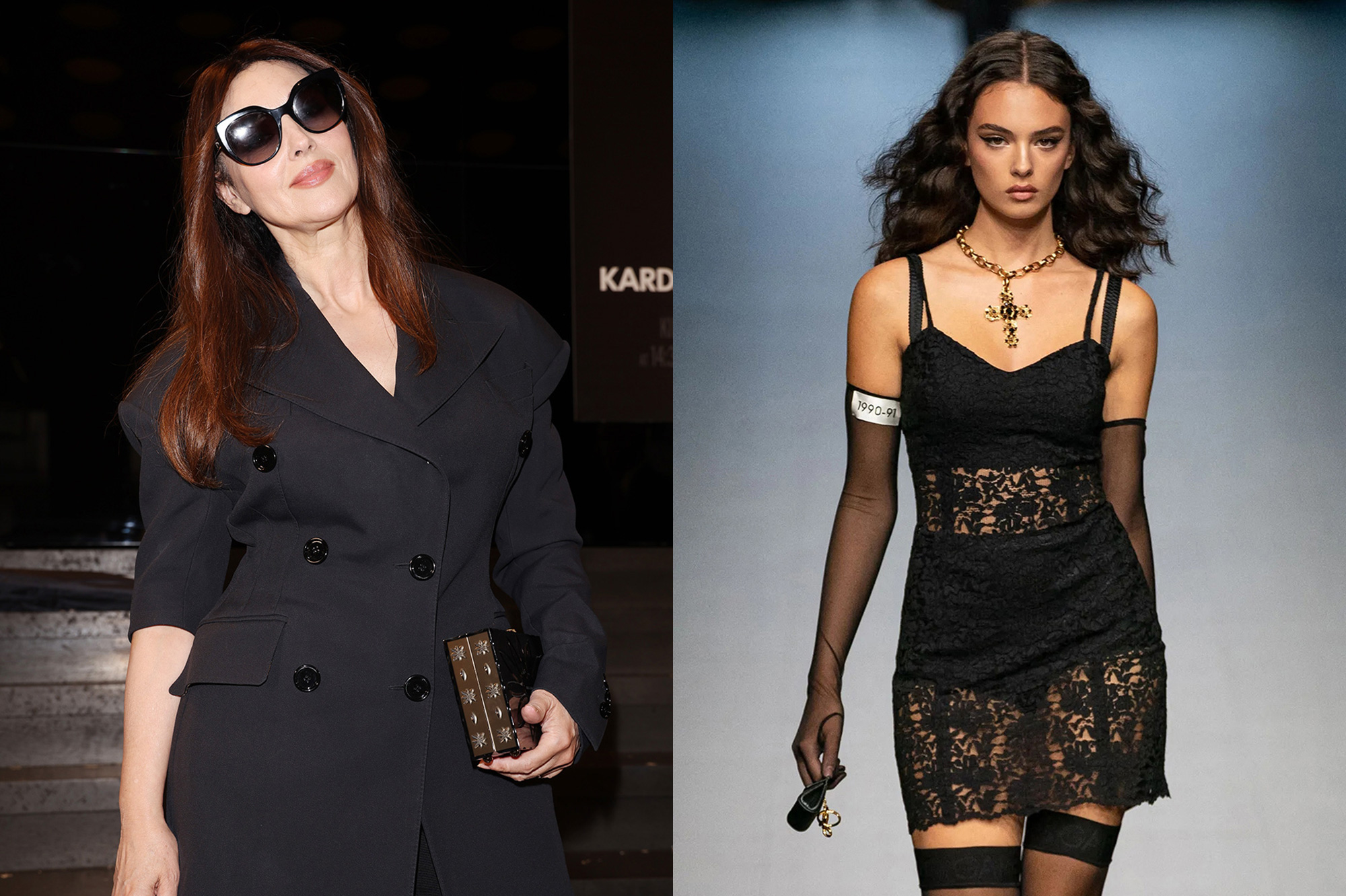 Monica Bellucci et Deva, mère et fille illuminent la Fashion Week de Milan
