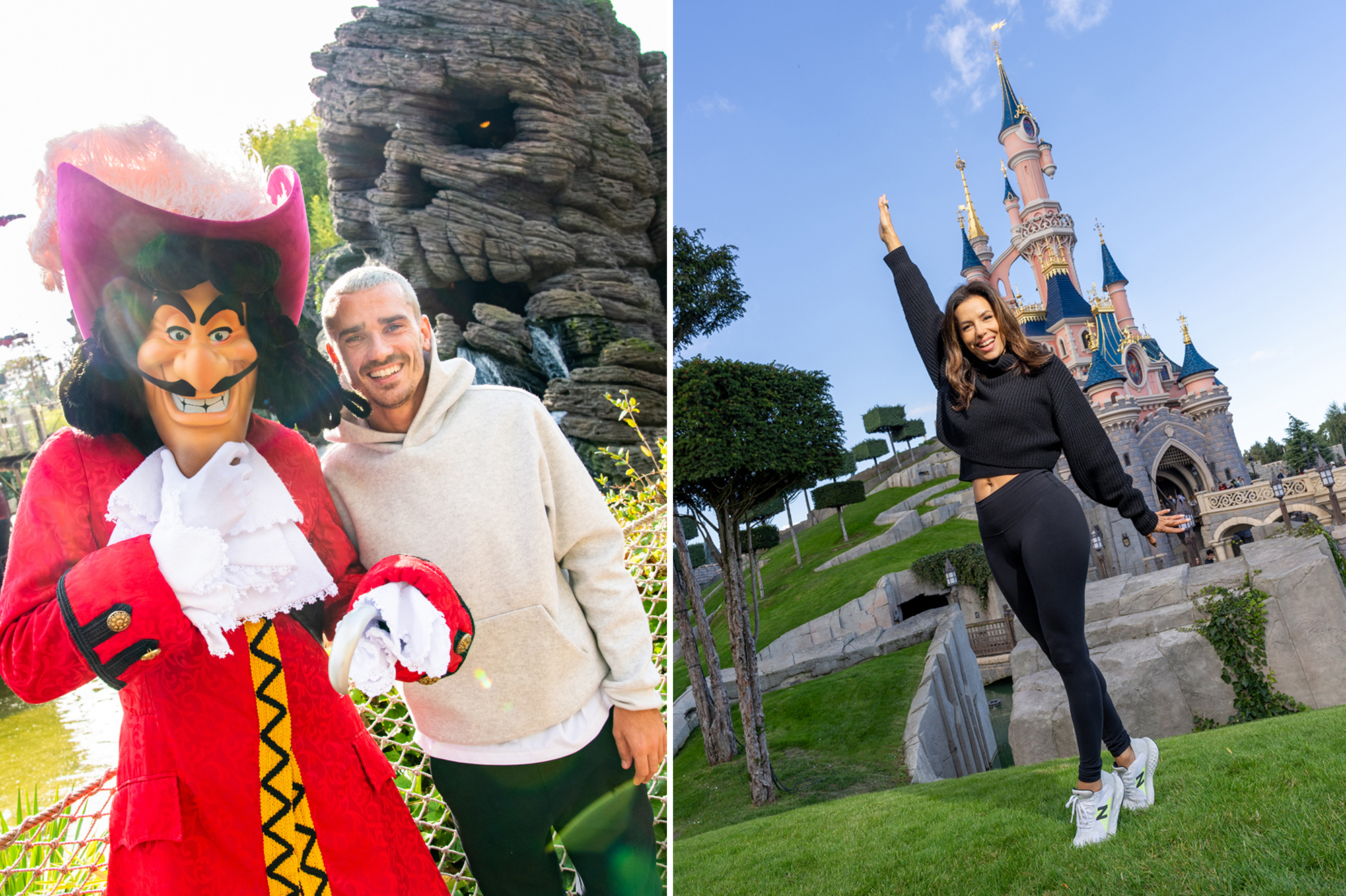 Antoine Griezmann, Eva Longoria, Pierre Niney frissonnent à Disneyland ...