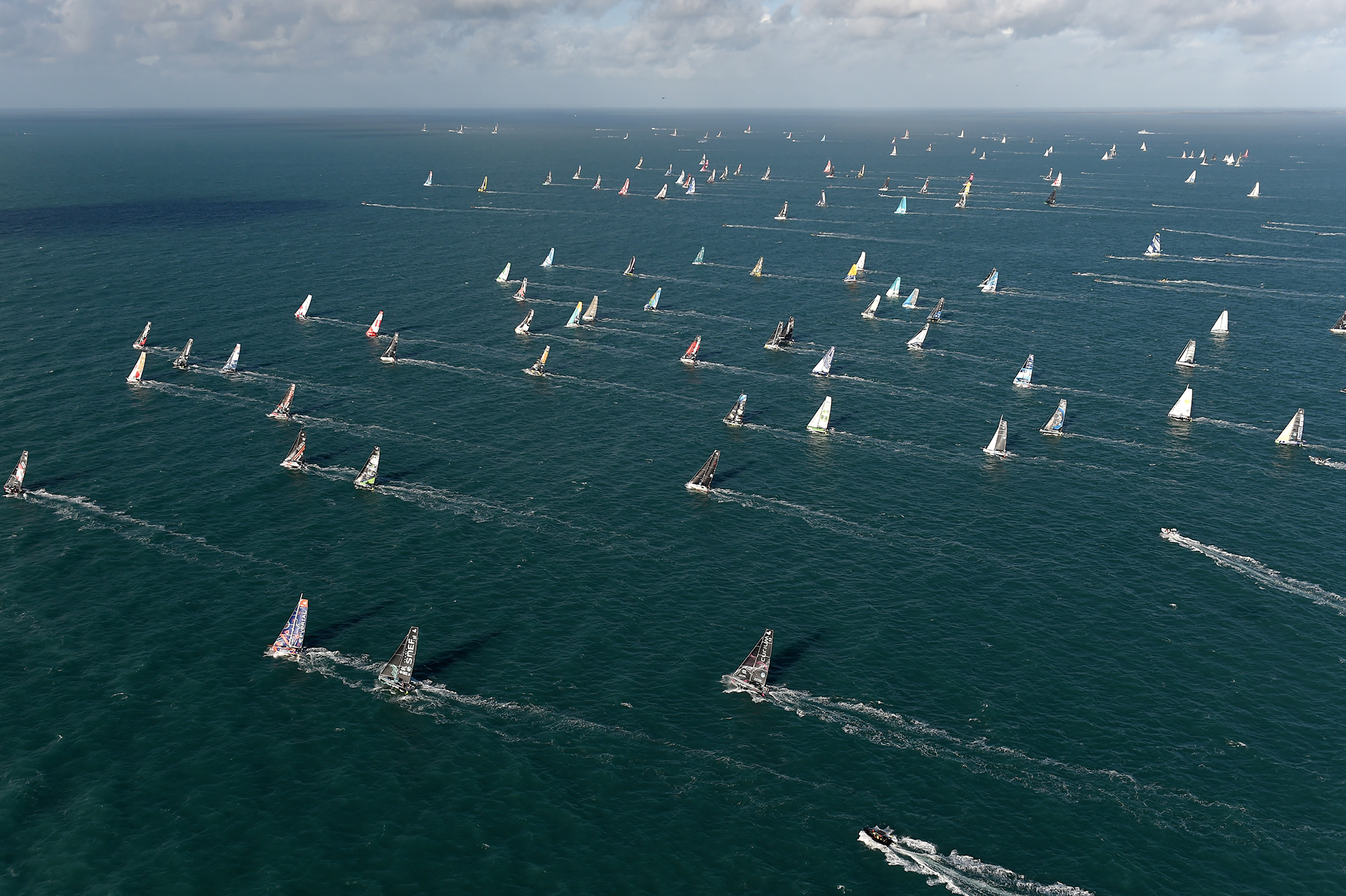 Revivez le départ de la Route du Rhum en images