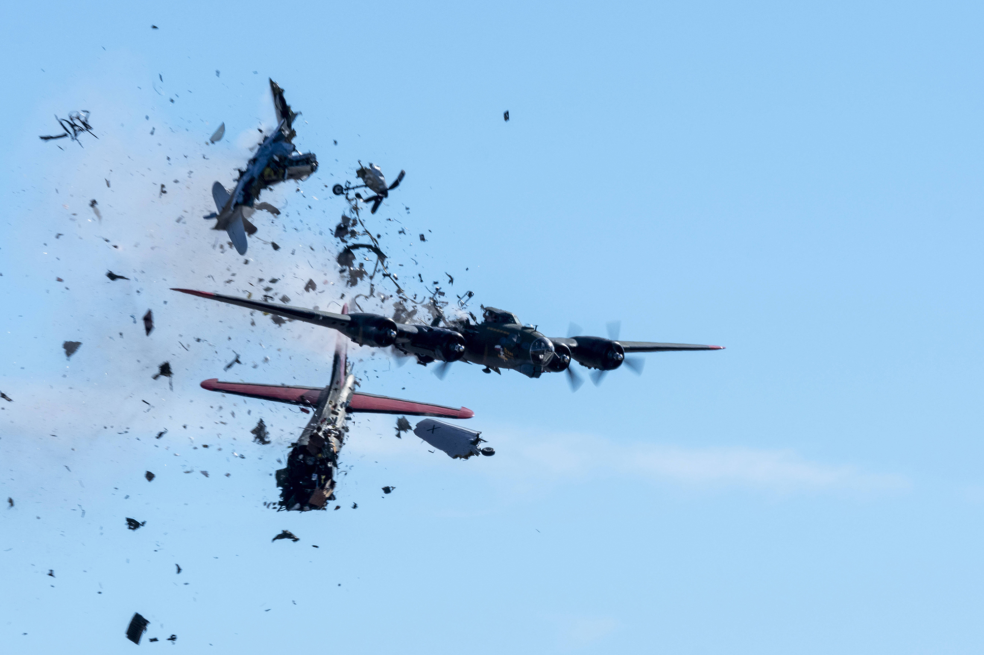 L'impressionnant crash d'avions de la Seconde guerre mondiale