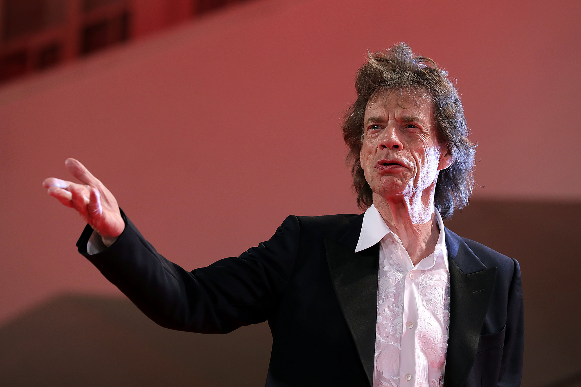Rare cliché de Mick Jagger et Deveraux, son adorable fils de 6 ans